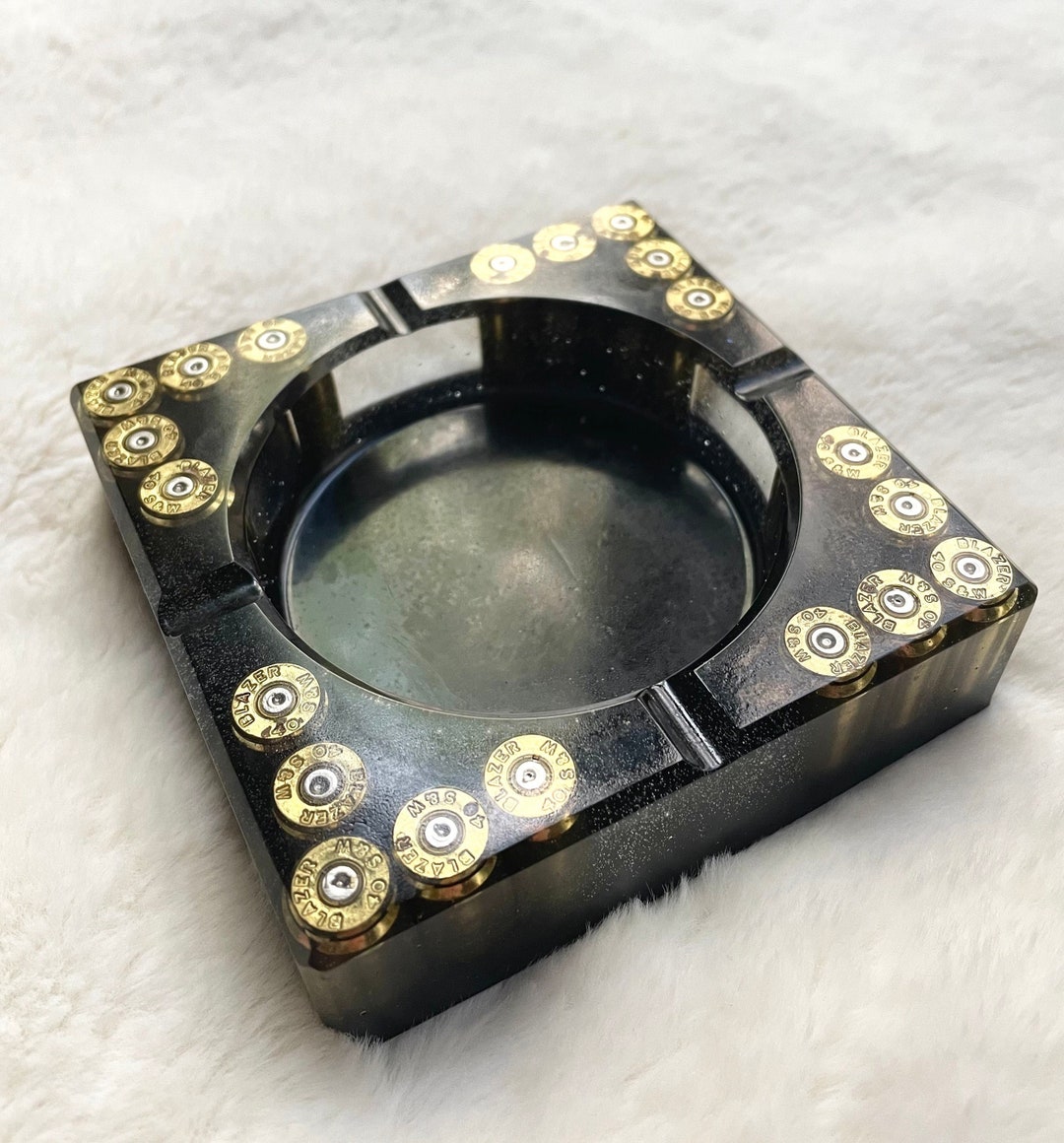 Bullet Shell Casing Ashtray | Upcycled Patio Groomsmen Military Gift - Etsy