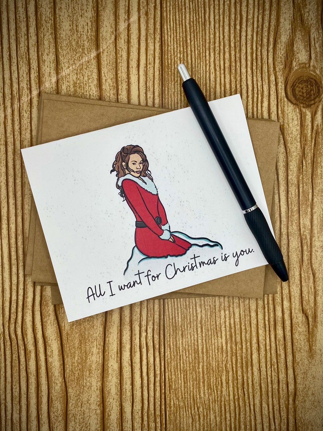 Mariah Carey Christmas Card - Etsy