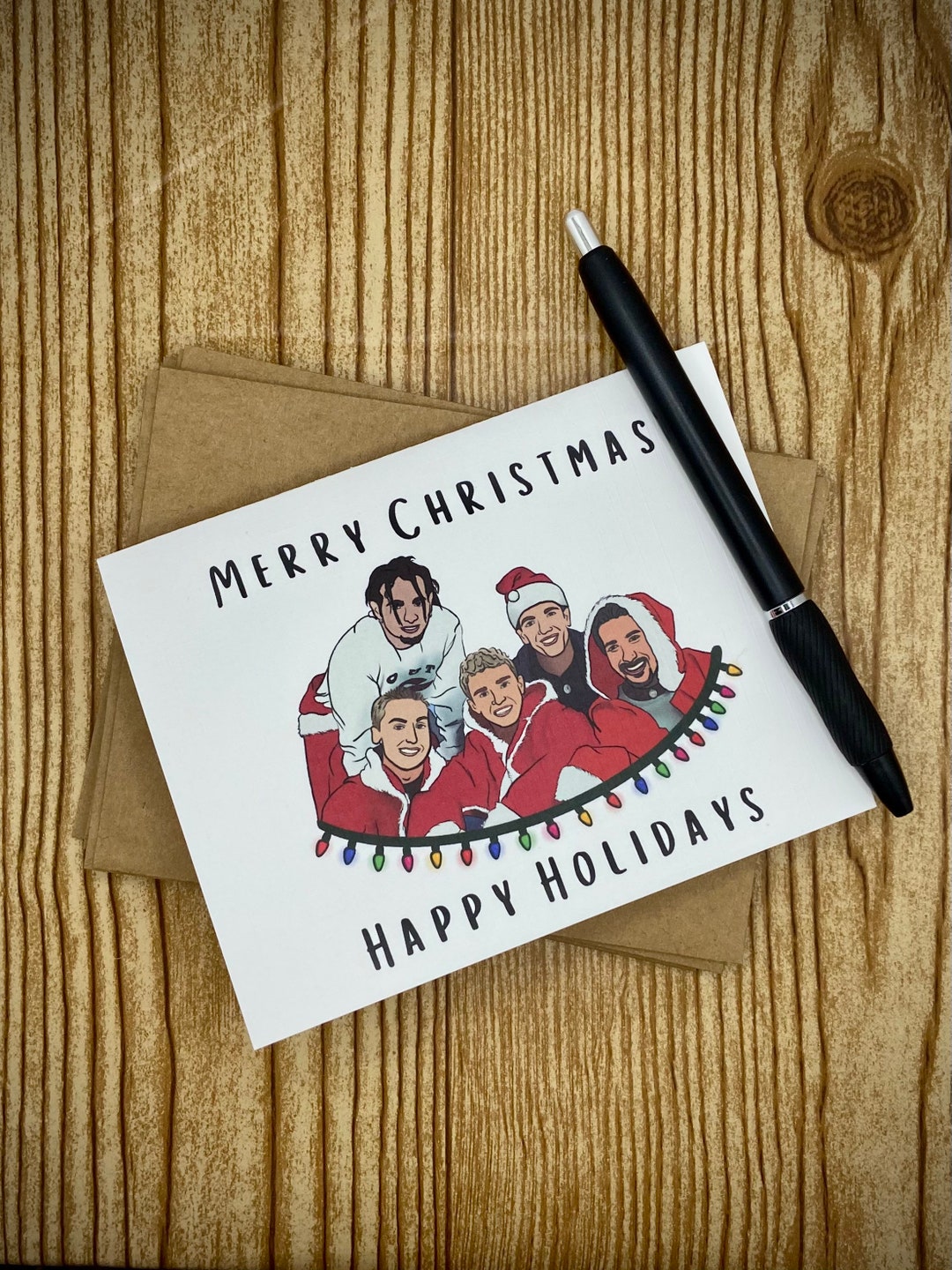 NSYNC Christmas Card - Etsy