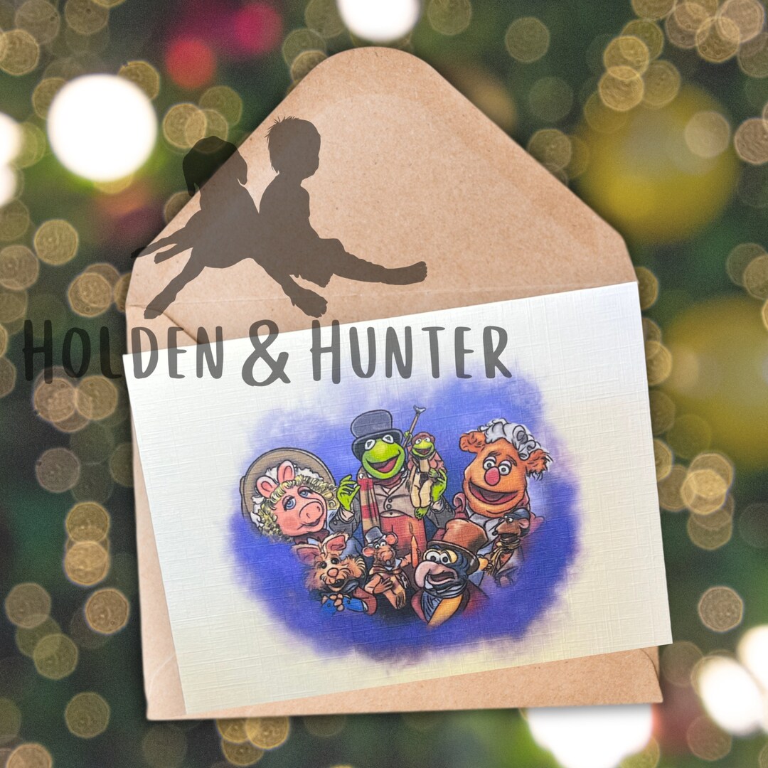 Muppets Christmas Carol Blank Inside Card - Etsy
