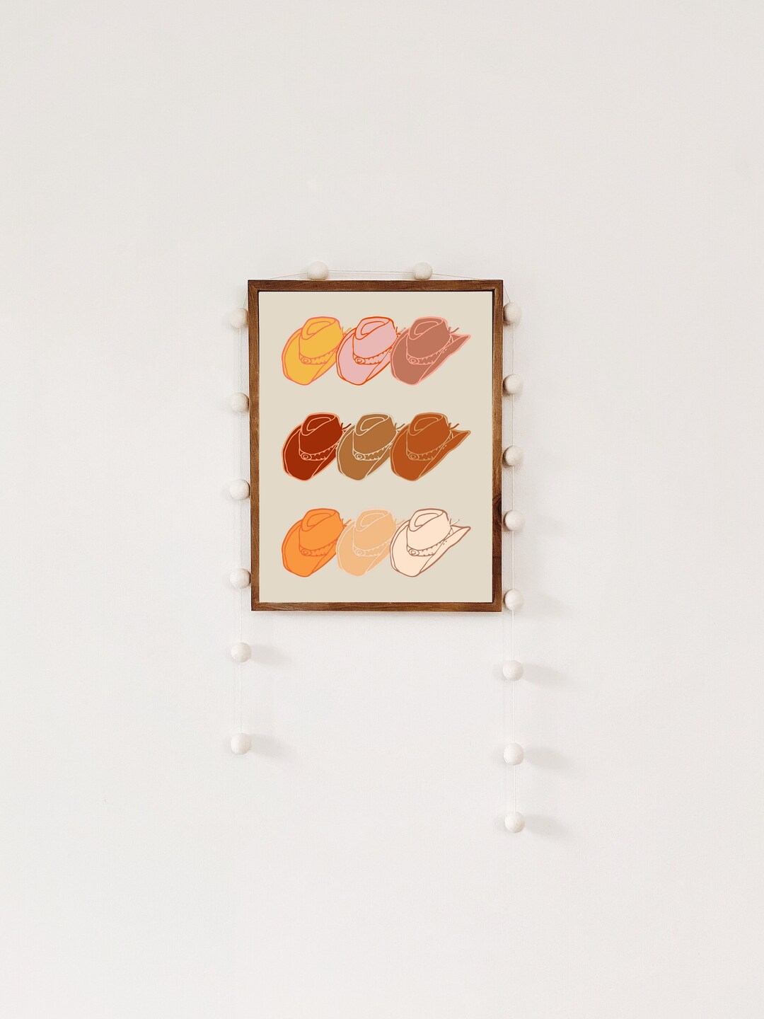 Multi Hats | Western Decor | Western Wall Decor | Boho Western Decor ...