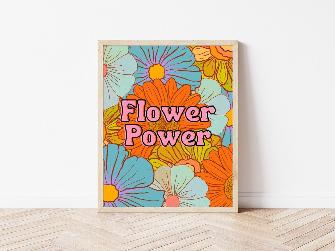 Flower Power 2 | Hippie Decor | 70s Decor | Flower Power | Flower Power ...