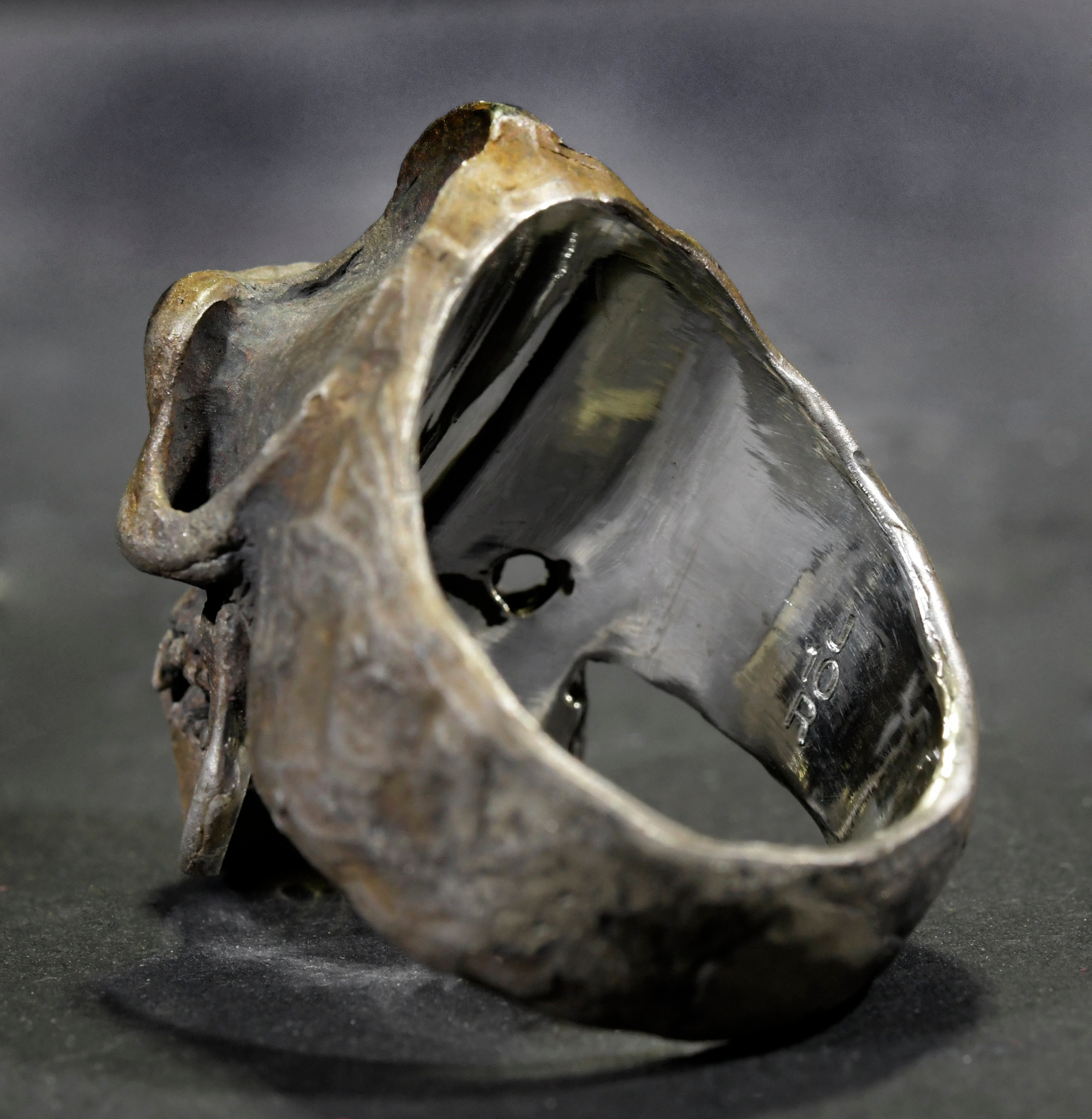 Silverback Gorilla Gorilla Skull Ring Silver Skull Ring | Etsy