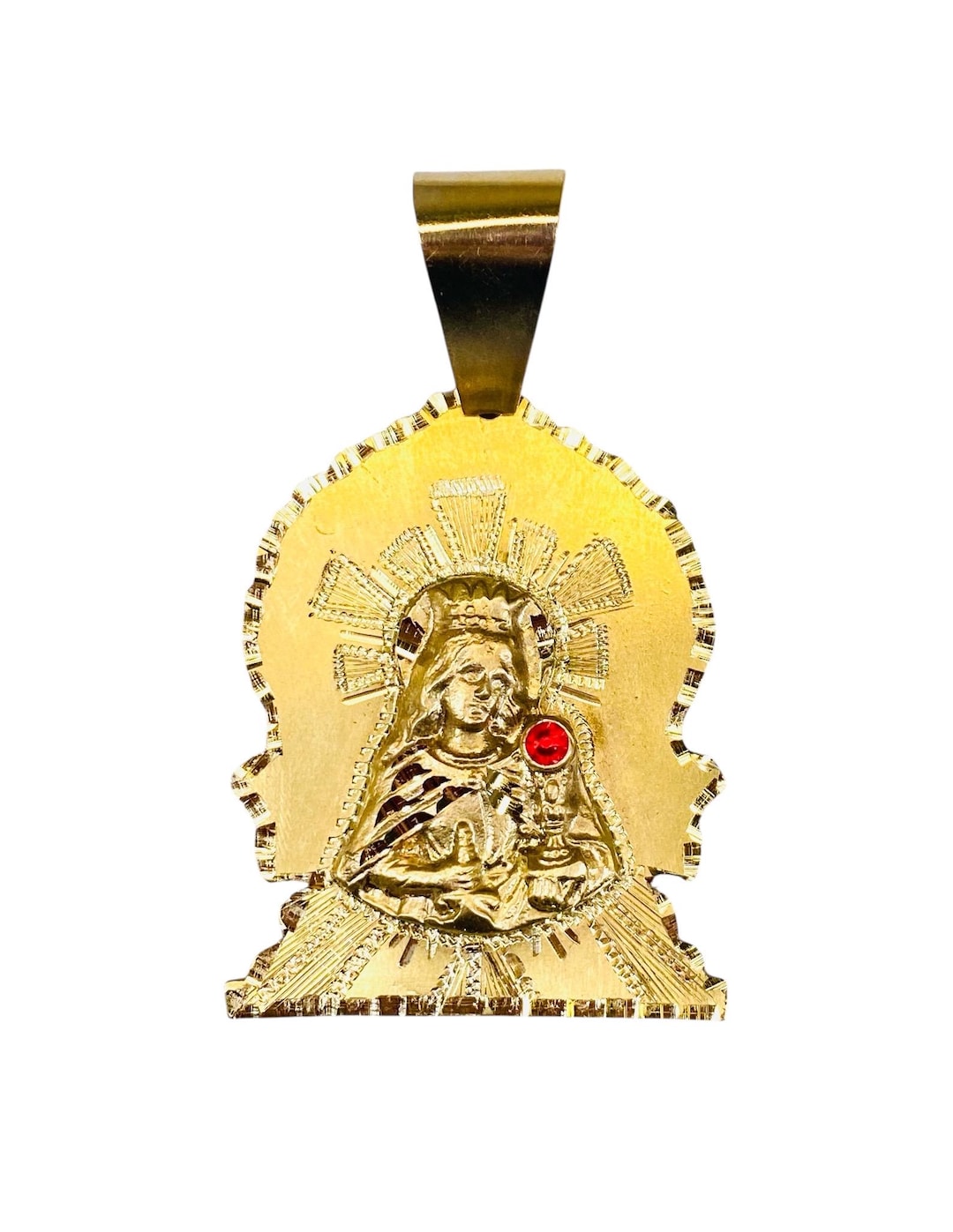 Santa Bárbara Pendant Silver 925 Gold Plated - Etsy