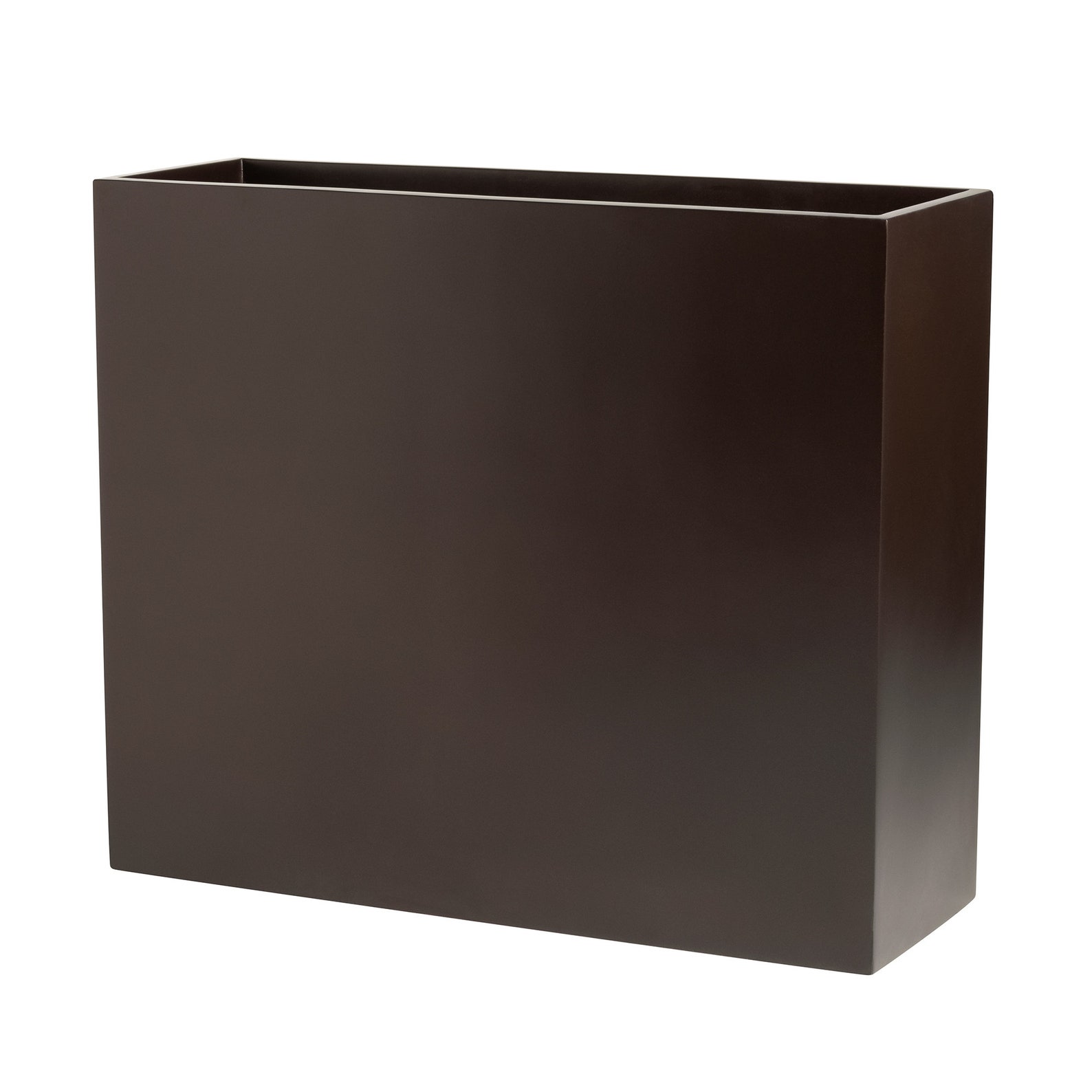 Calistoga Tall Rectangle Modern Planter Box - Brown. Made From Hand ...