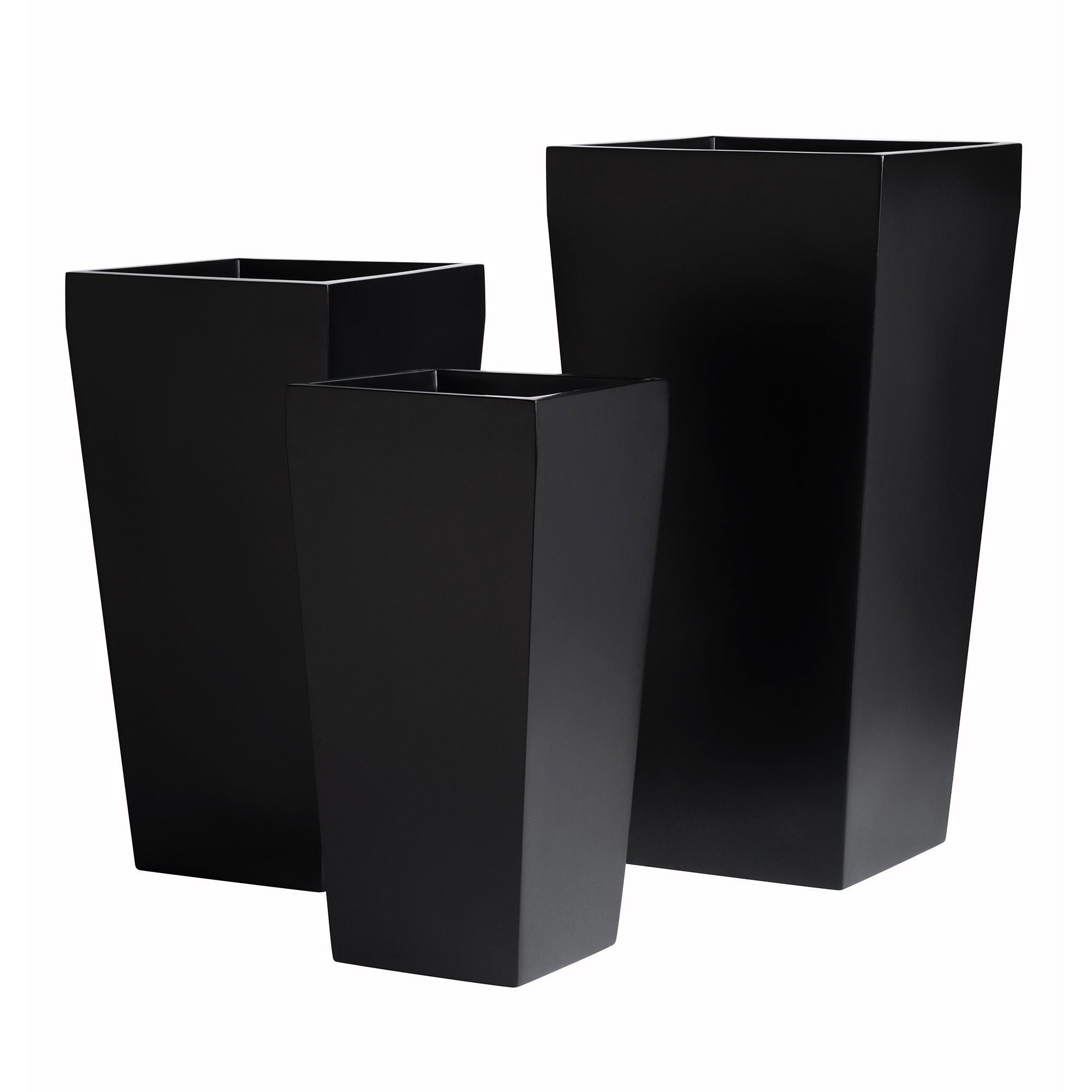 Windsor Tall Square Modern Planter Black. Made From Hand - Etsy