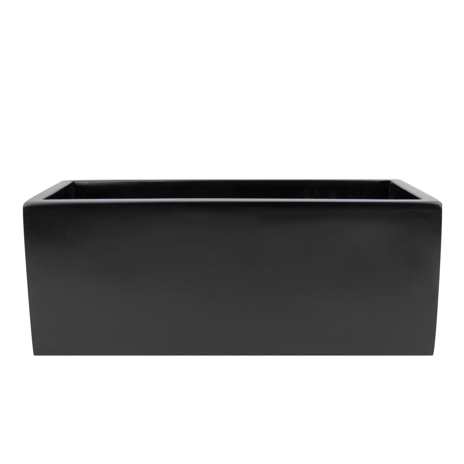 Belmont Rectangle Modern Planter Box Black. Made From Hand | Etsy