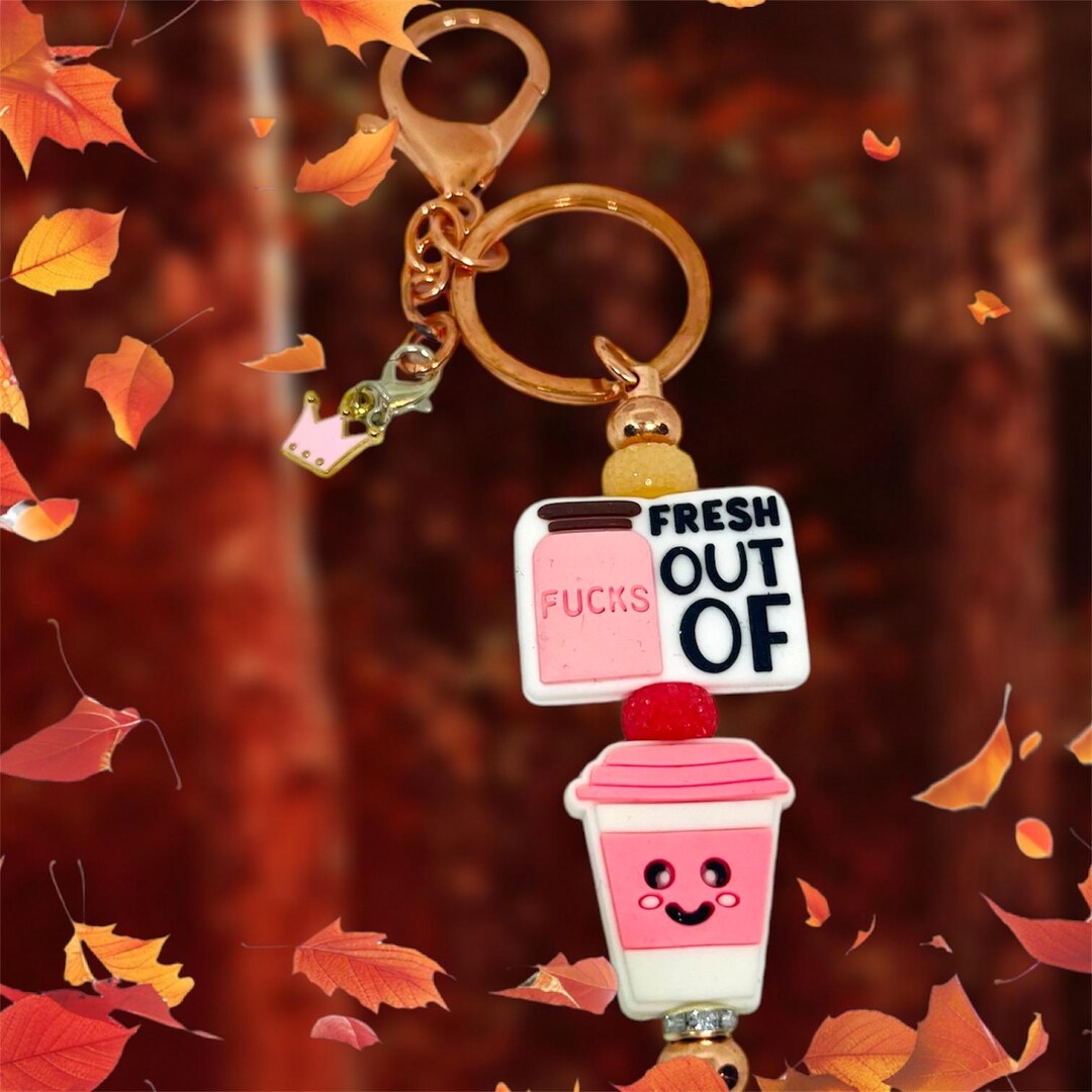 Fresh Out of F’s: Metal Keychain With Clip, Attach to Bag or Purse - Etsy