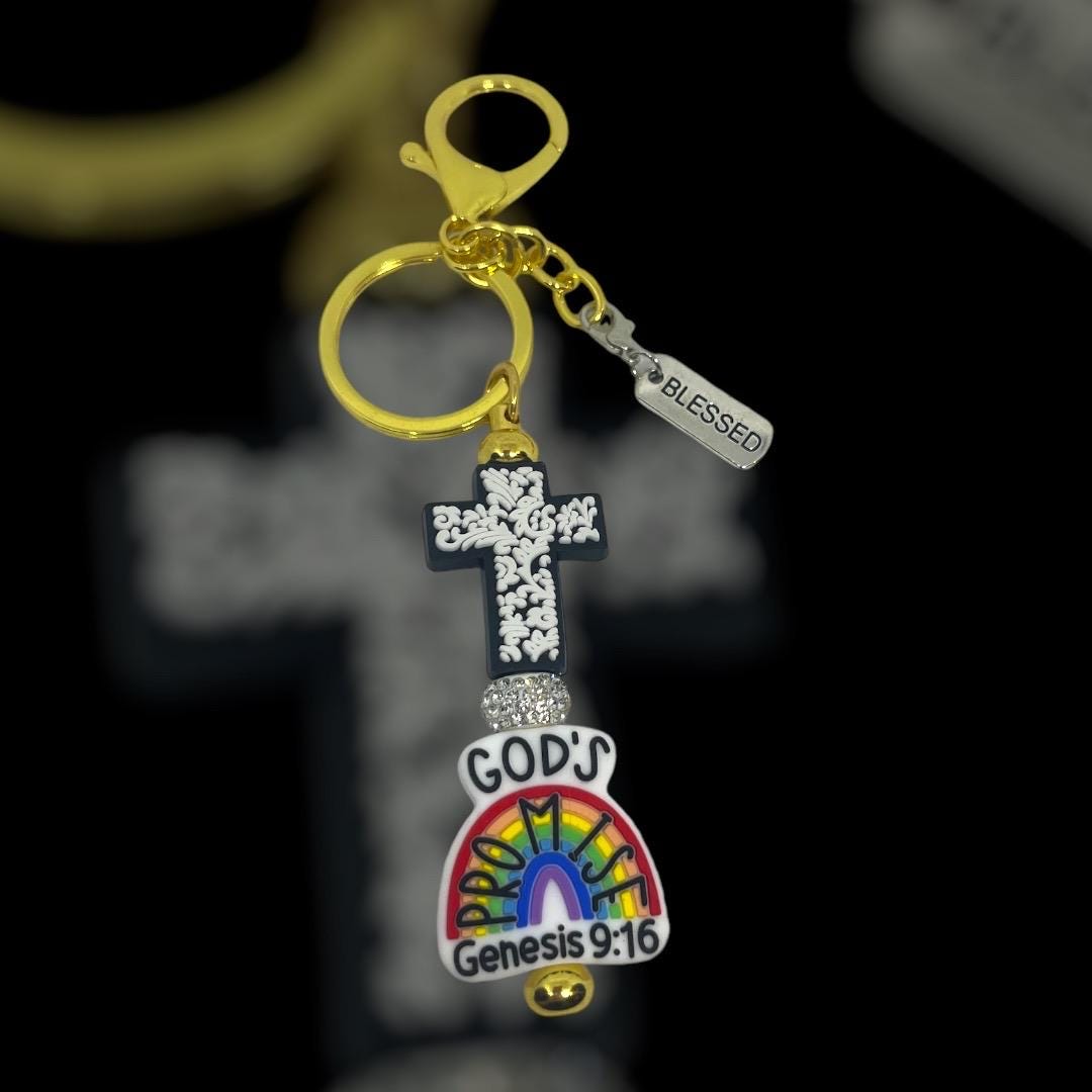 Gods Promise:metal Keychain With Clip, Attach to Bag or Purse - Etsy
