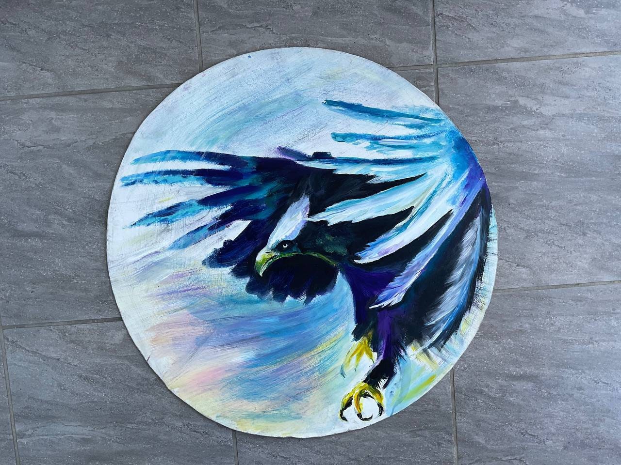 The Eagle Oil Painting Expresionism Art. the Seabird Oil - Etsy