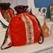 Bridal Velvet Bag Silk Velvet Sack Bag Bride Red Pouch Bag - Etsy