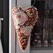 Embroidered Heart, Valentine Gift Heart, Red Velvet Heart, Brazilian ...