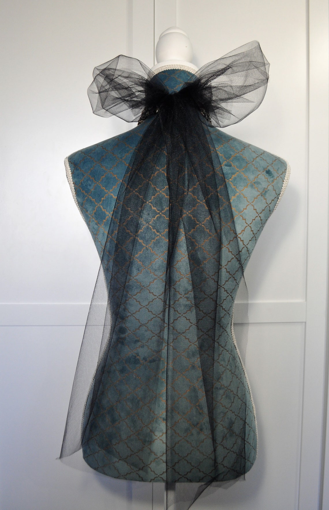 Tweed Ruffle Jabot Tweed Fringe Jabot Embroidery Jabot - Etsy