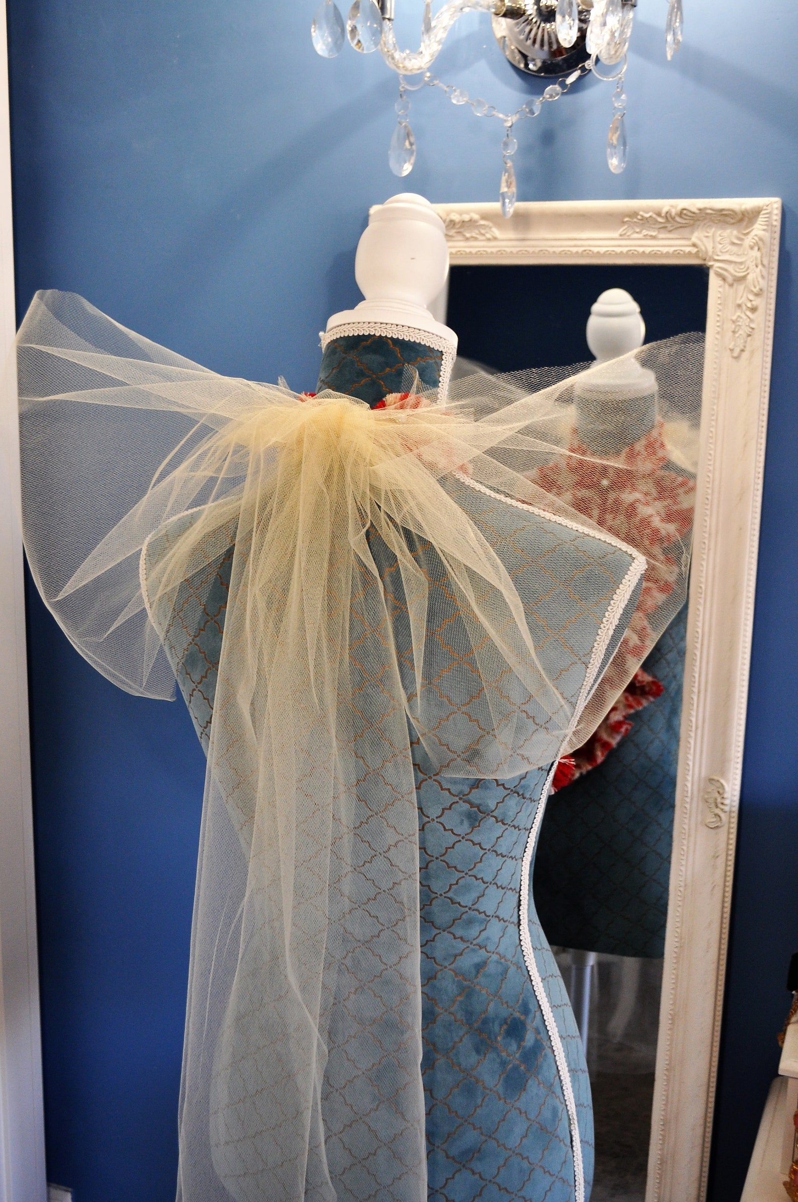 Tweed Ruffle Jabot, Tweed Fringe Jabot, Houndstooth Jabot, Coquillier ...