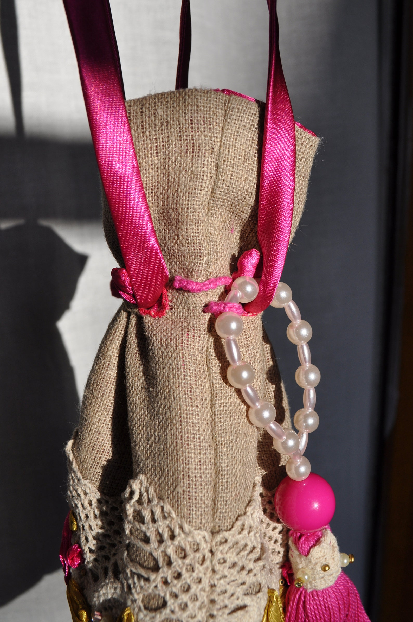 Linen Sack Bag, Linen Rustic Bag, Embroidery Linen Bag, Linen Lace Sack ...