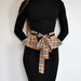 Plaid Ruffle Belt Fabric Ruffle Belt Fabric Belt Long Tie - Etsy