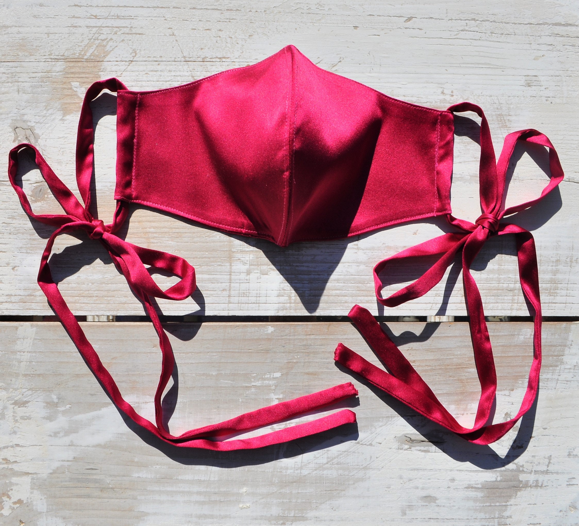 Wedding Silky Mask Bridal Silk Mask Duoble Layer Mask | Etsy