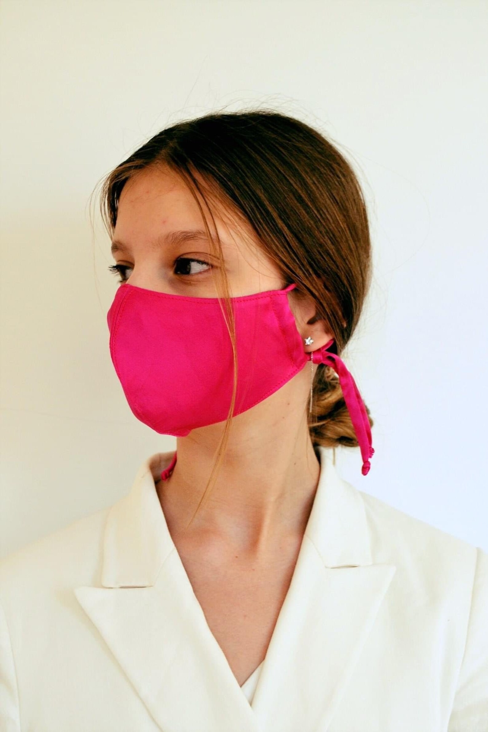 Wedding Silky Mask, Bridal Silk Mask, Duoble Layer Mask, Lingerie Mask ...