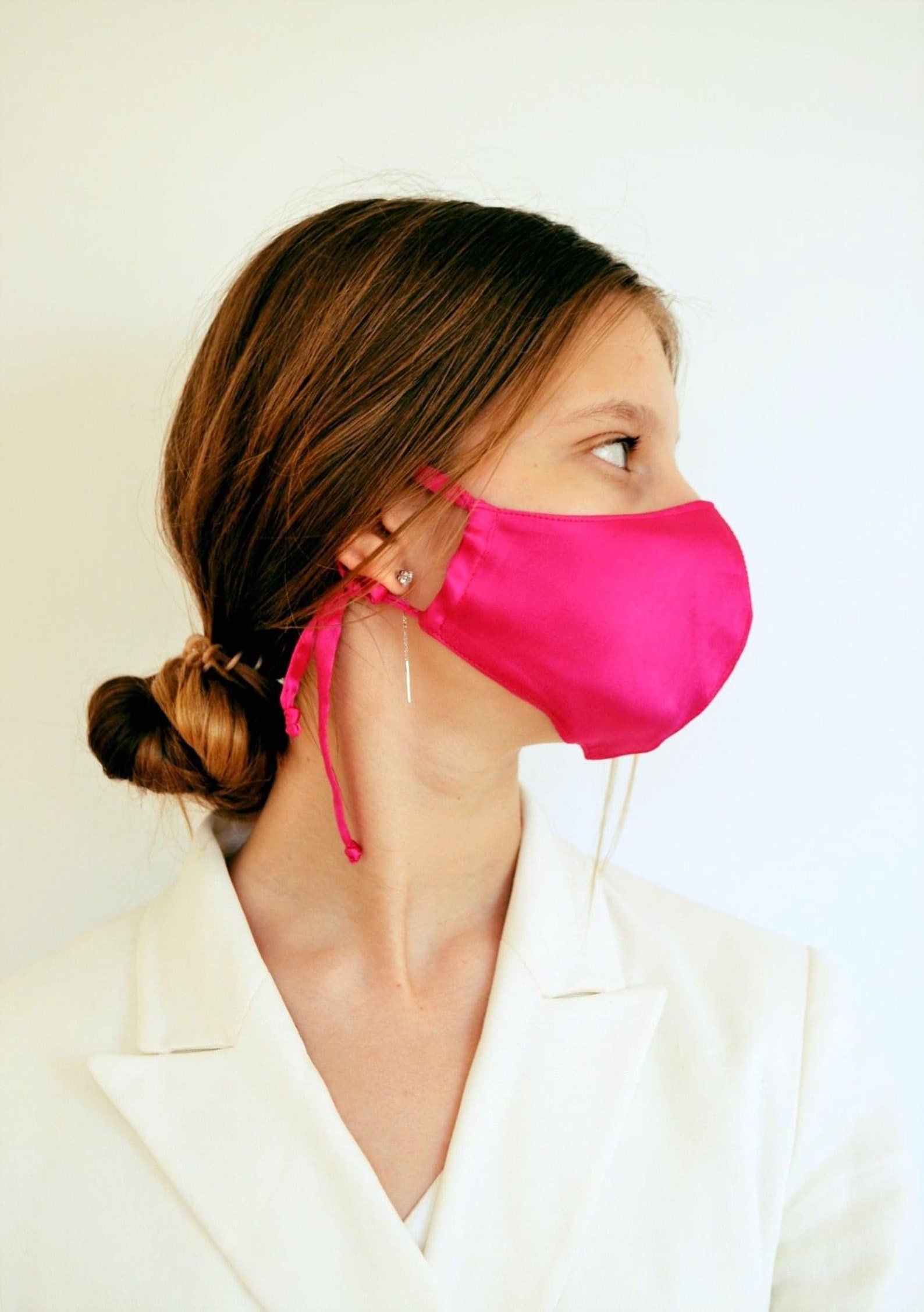 Wedding Silky Mask, Bridal Silk Mask, Duoble Layer Mask, Lingerie Mask ...