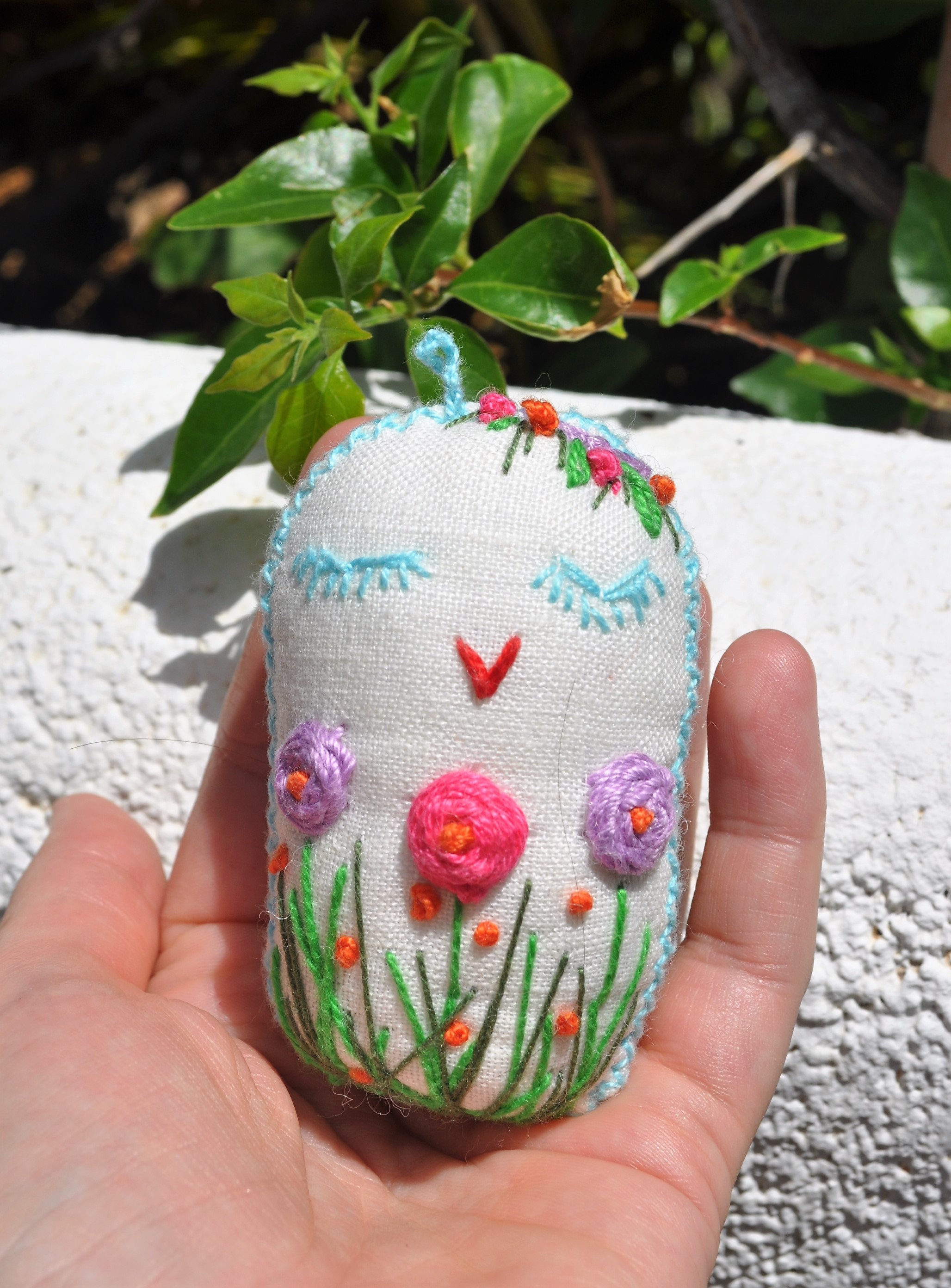 Stuffed Easter Eggs, Embroidered Easter, Easter Decorations, Easter ...