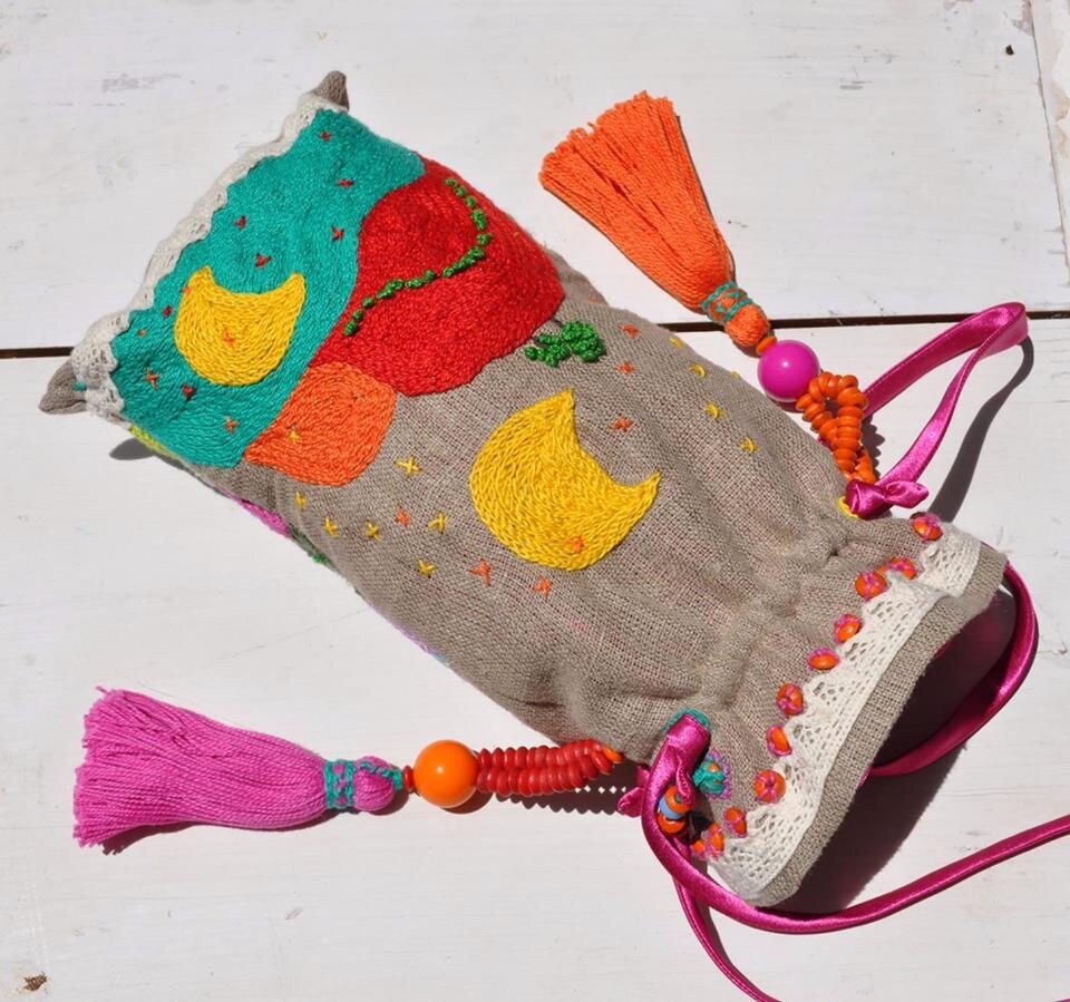 Linen Sack Bag Linen Rustic Bag Embroidery Linen Bag Linen | Etsy