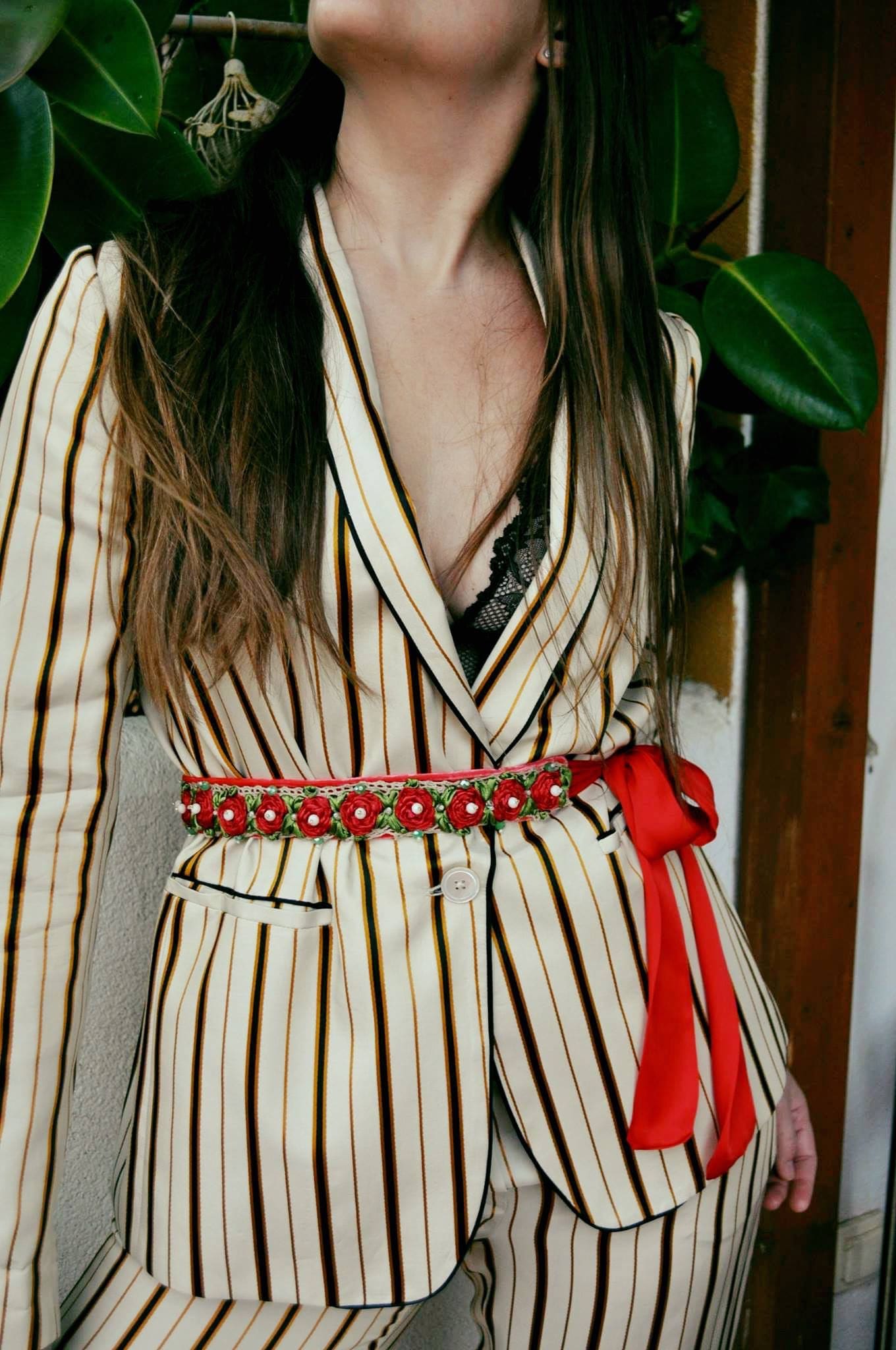 Silk Velvet Red Belt Wedding Red Belt Flowers Fabric Belt - Etsy