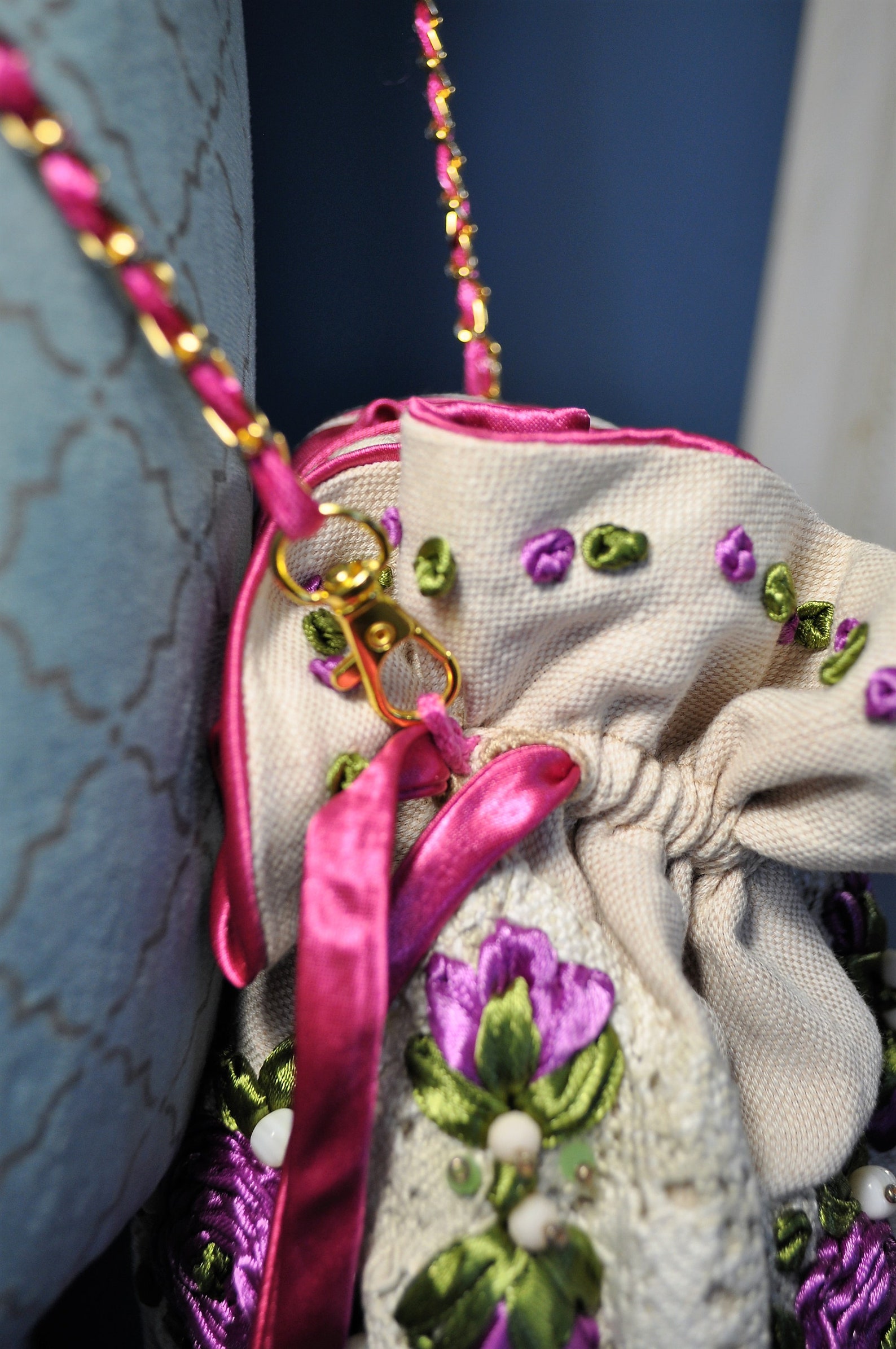 Linen Sack Bag, Linen Rustic Bag, Embroidery Linen Bag, Linen Lace Sack ...