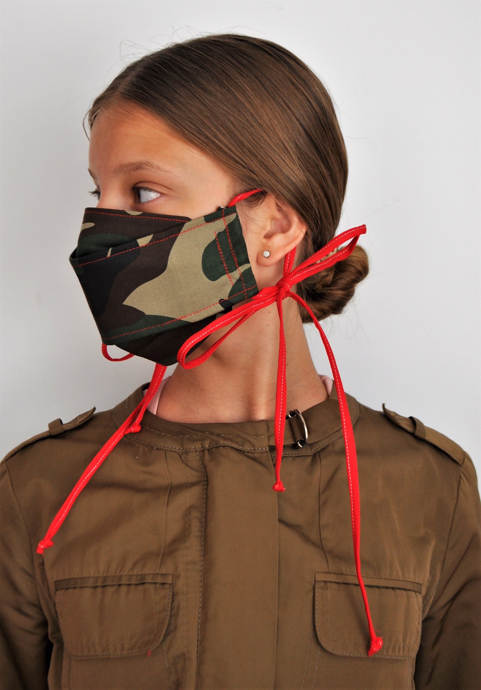 Designer Face Mask, Camouflage Ties Mask, British Flag Mask, Duoble ...