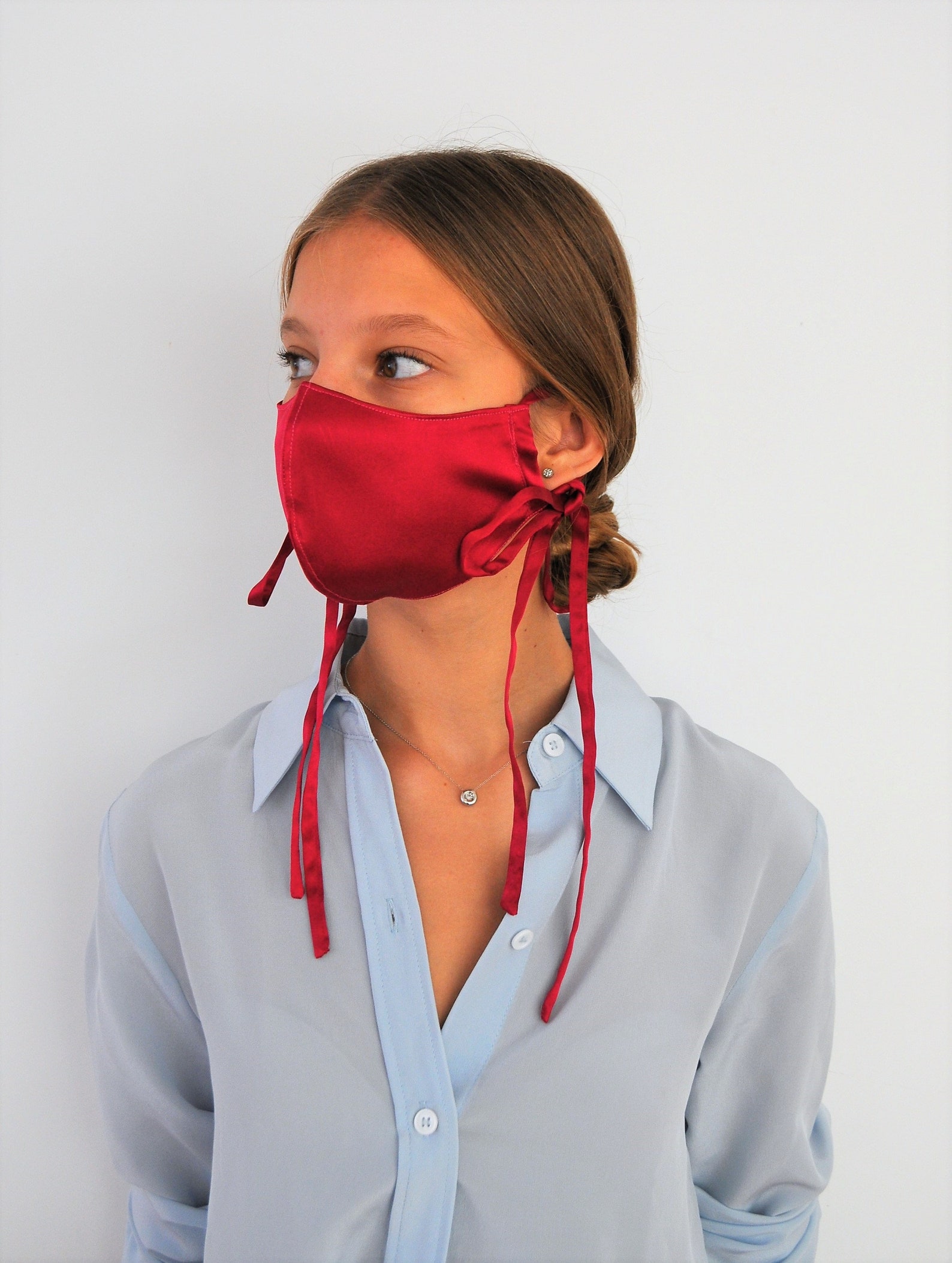 Wedding Silky Mask, Bridal Silk Mask, Duoble Layer Mask, Lingerie Mask ...