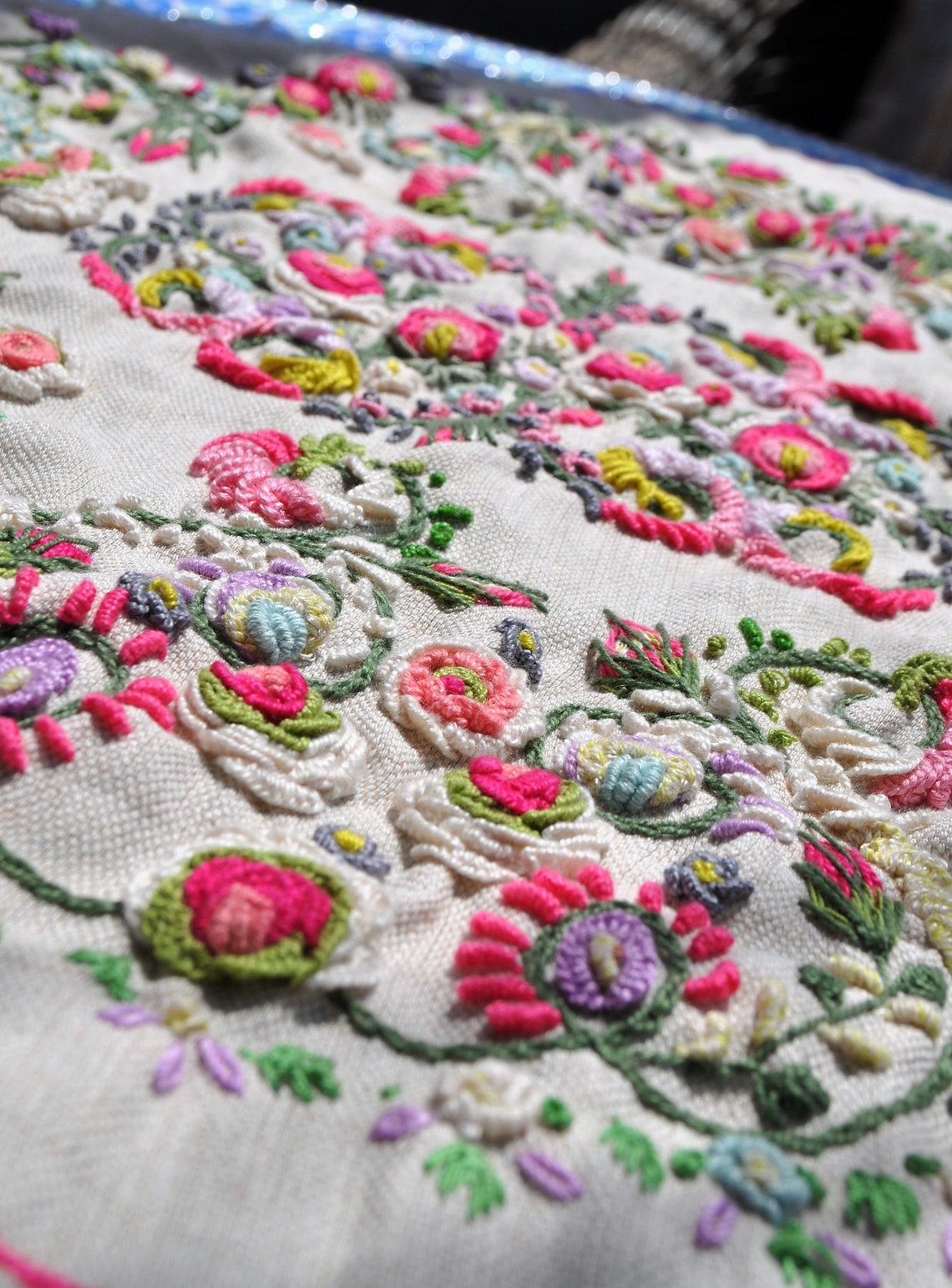 Embroidery Napkin Collectible Napkin Brazilian Embroidery - Etsy