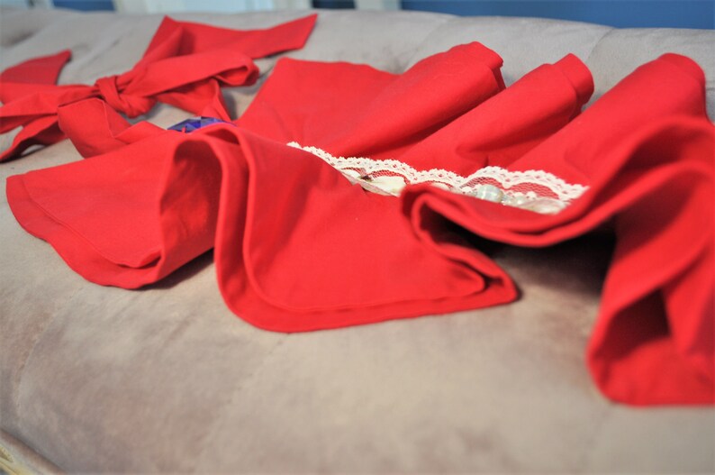 Necktie Ruffle Jabot, Lace Necktie Jabot, Coquillier Jabot Tie, Lace ...