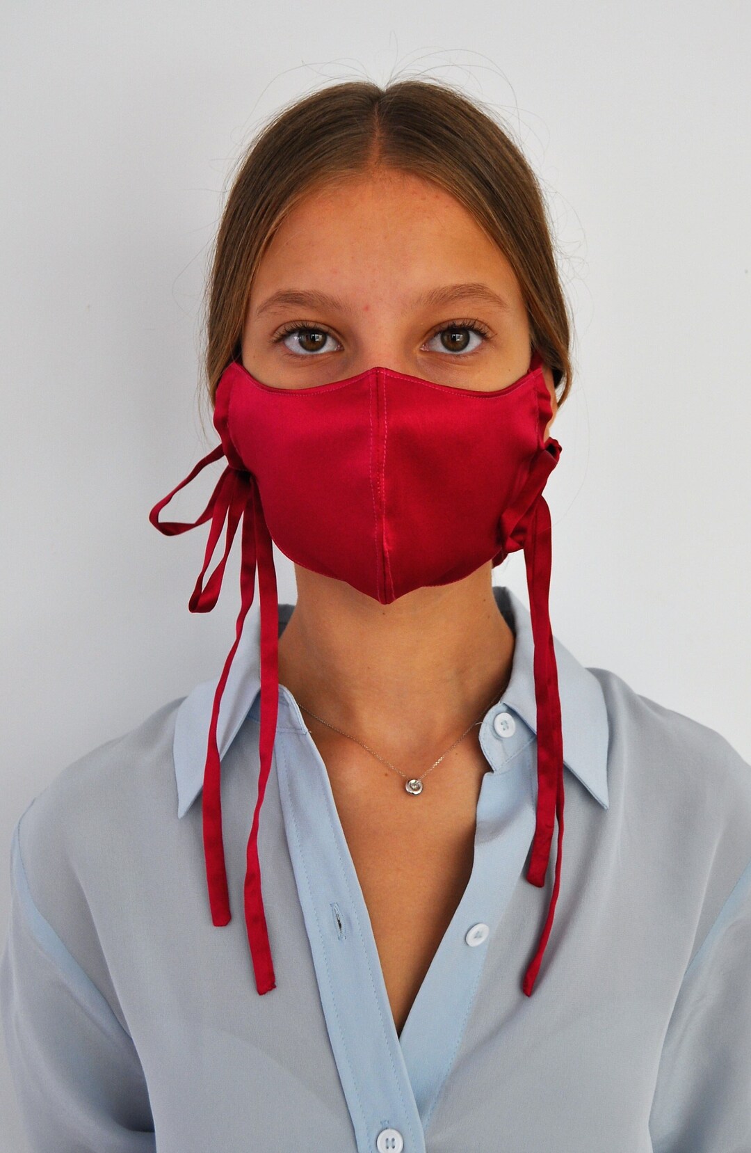 Wedding Silky Mask, Bridal Silk Mask, Duoble Layer Mask, Lingerie Mask ...