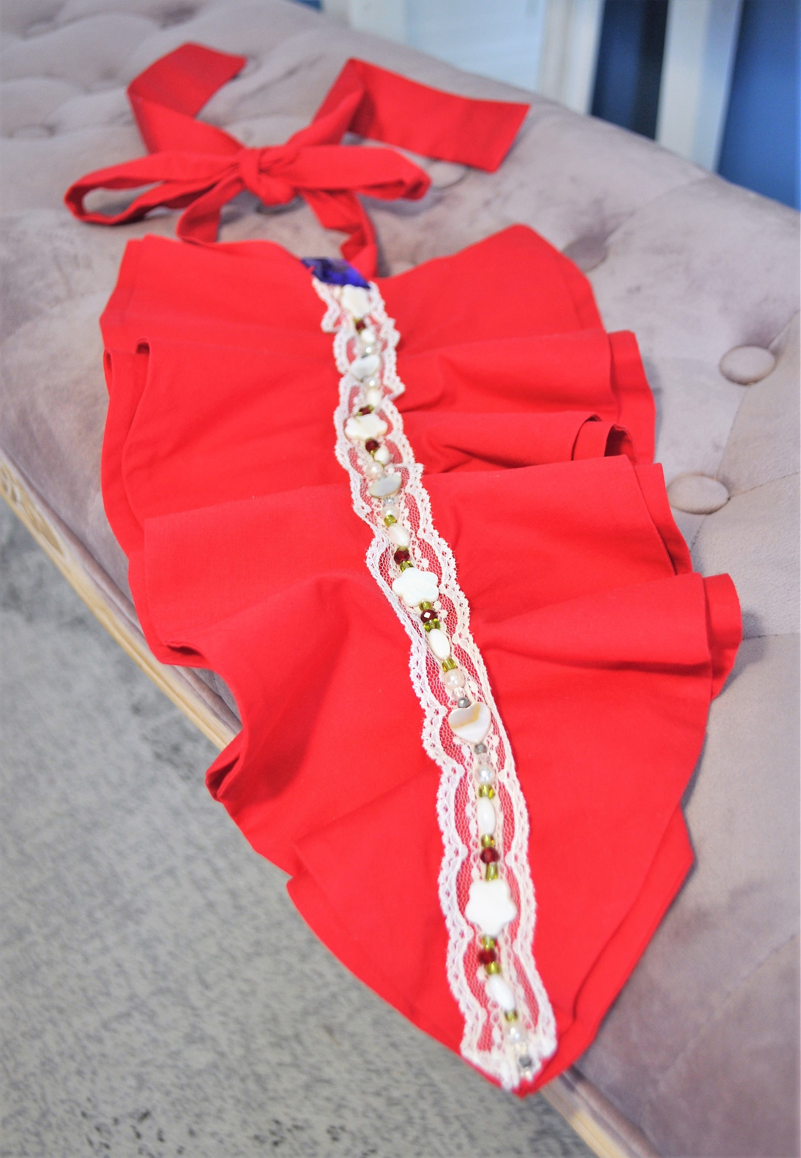 Necktie ruffle jabot lace necktie jabot coquillier jabot | Etsy