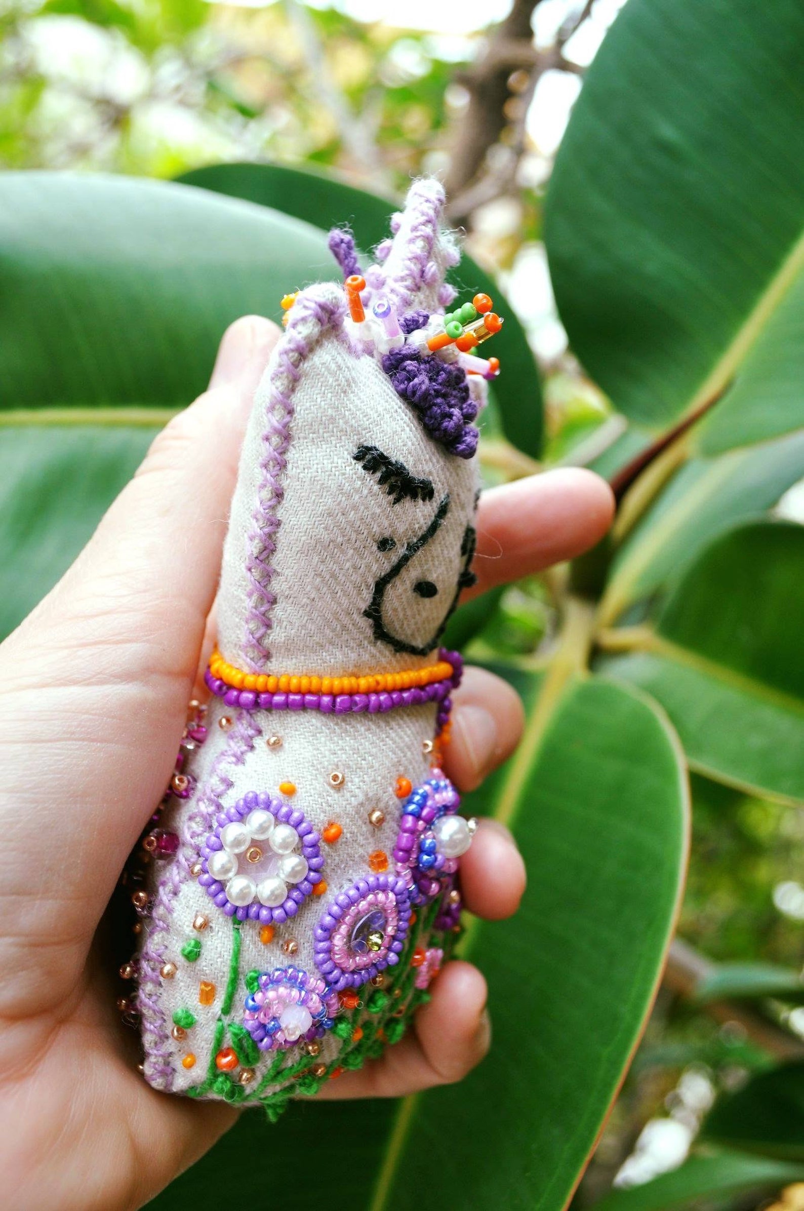 Unicorn Collectible Miniature Unicorn Unicorn Textil Doll | Etsy