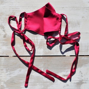 Wedding Silky Mask, Bridal Silk Mask, Duoble Layer Mask, Lingerie Mask ...