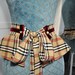 Plaid Ruffle Belt Fabric Ruffle Belt Fabric Belt Long Tie - Etsy