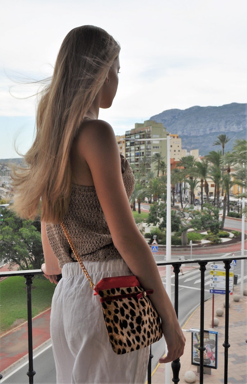 Crossbody Clutch Leopard Print Clutch Animal Print Lover - Etsy