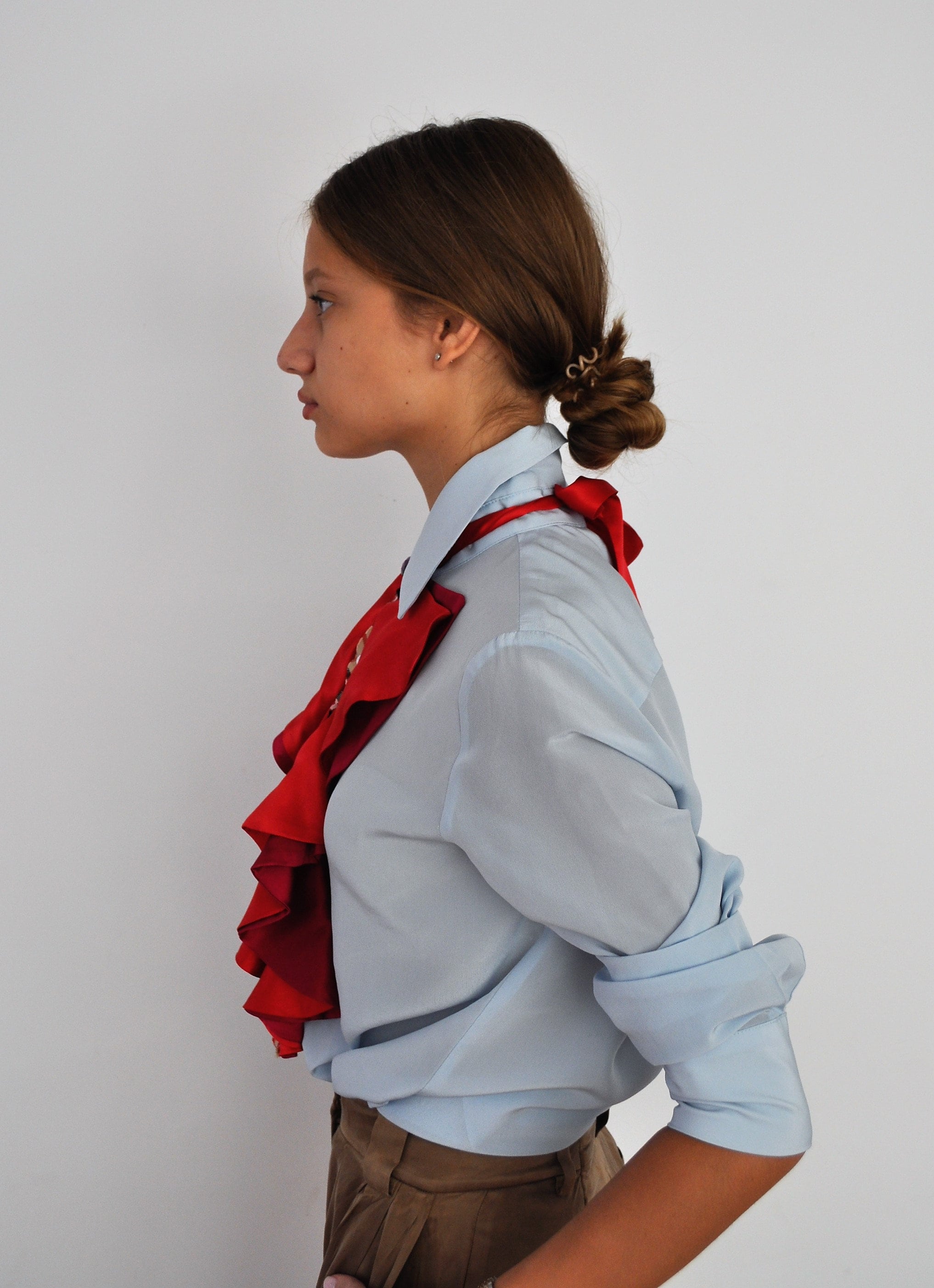 Necktie Ruffle Jabot, Lace Necktie Jabot, Coquillier Jabot Tie, Lace ...