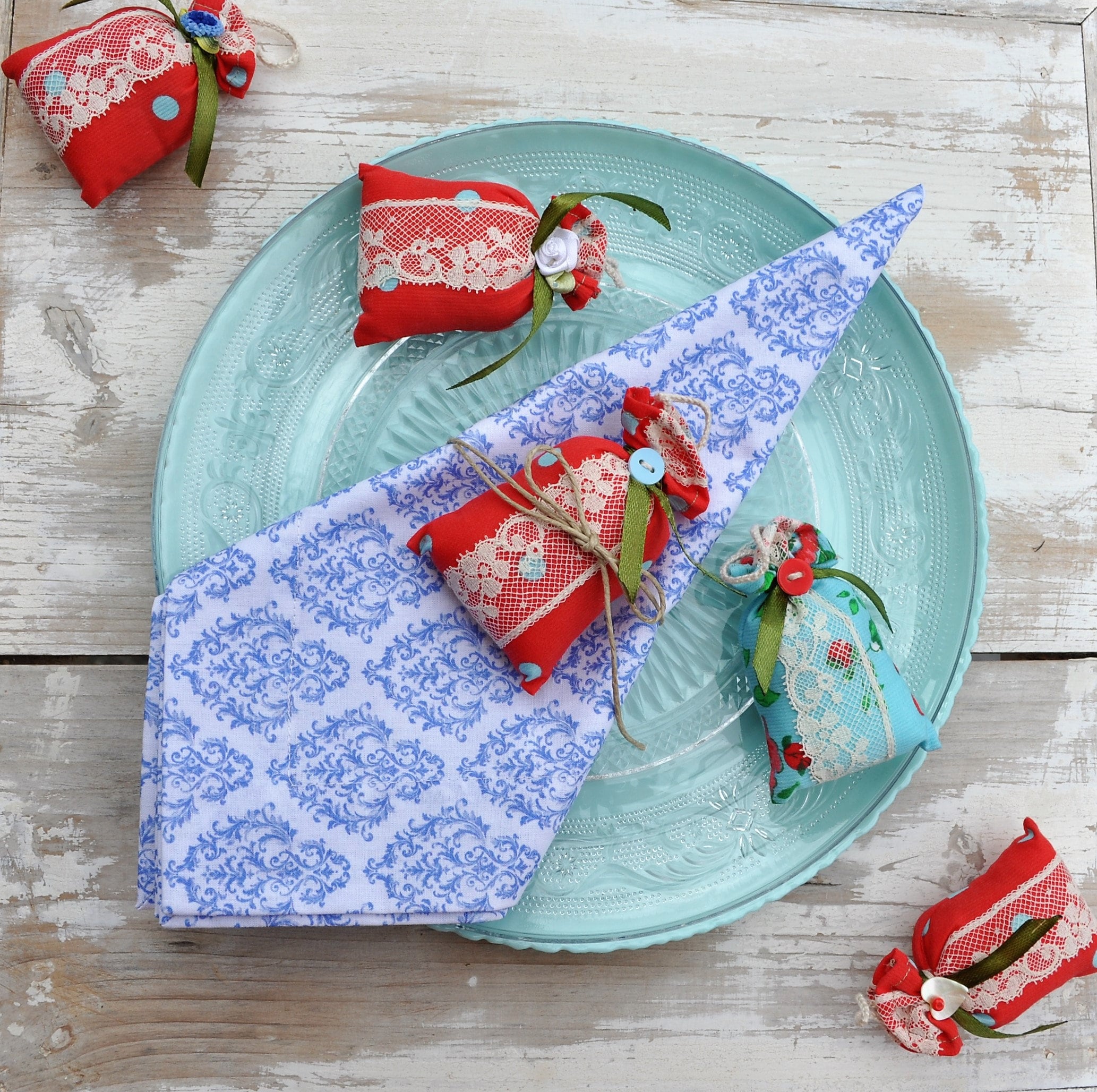 Set 4 Rustic Napkins Set4 Tassels Napkins Set Wedding - Etsy