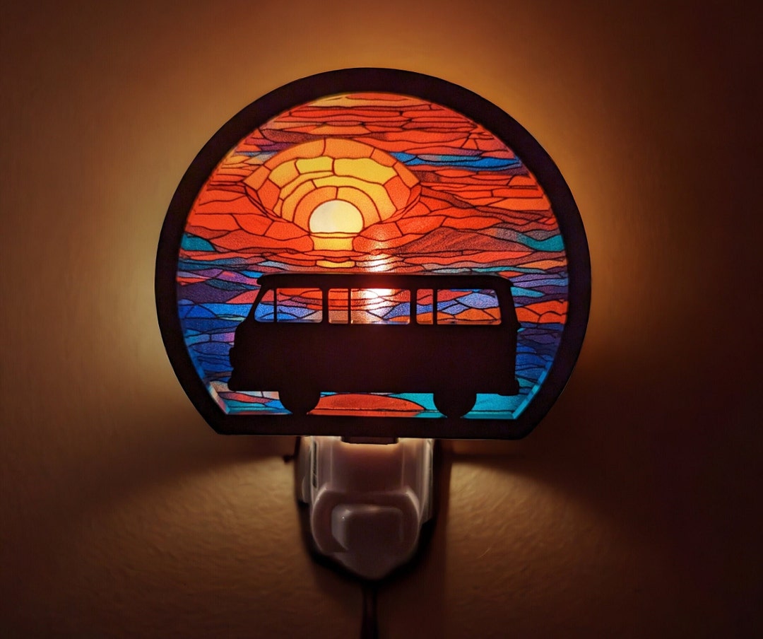 Bus LED Plug-in Nightlight | Camper Bus Light | Vintage Bus | Nature ...