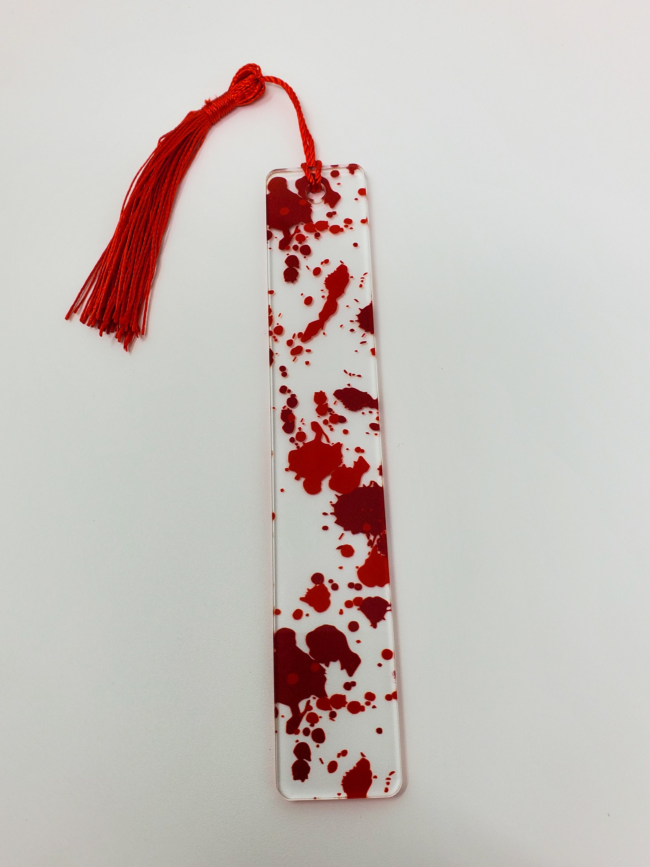 Blood Splatter Bookmark Crime Scene True Crime Crime - Etsy