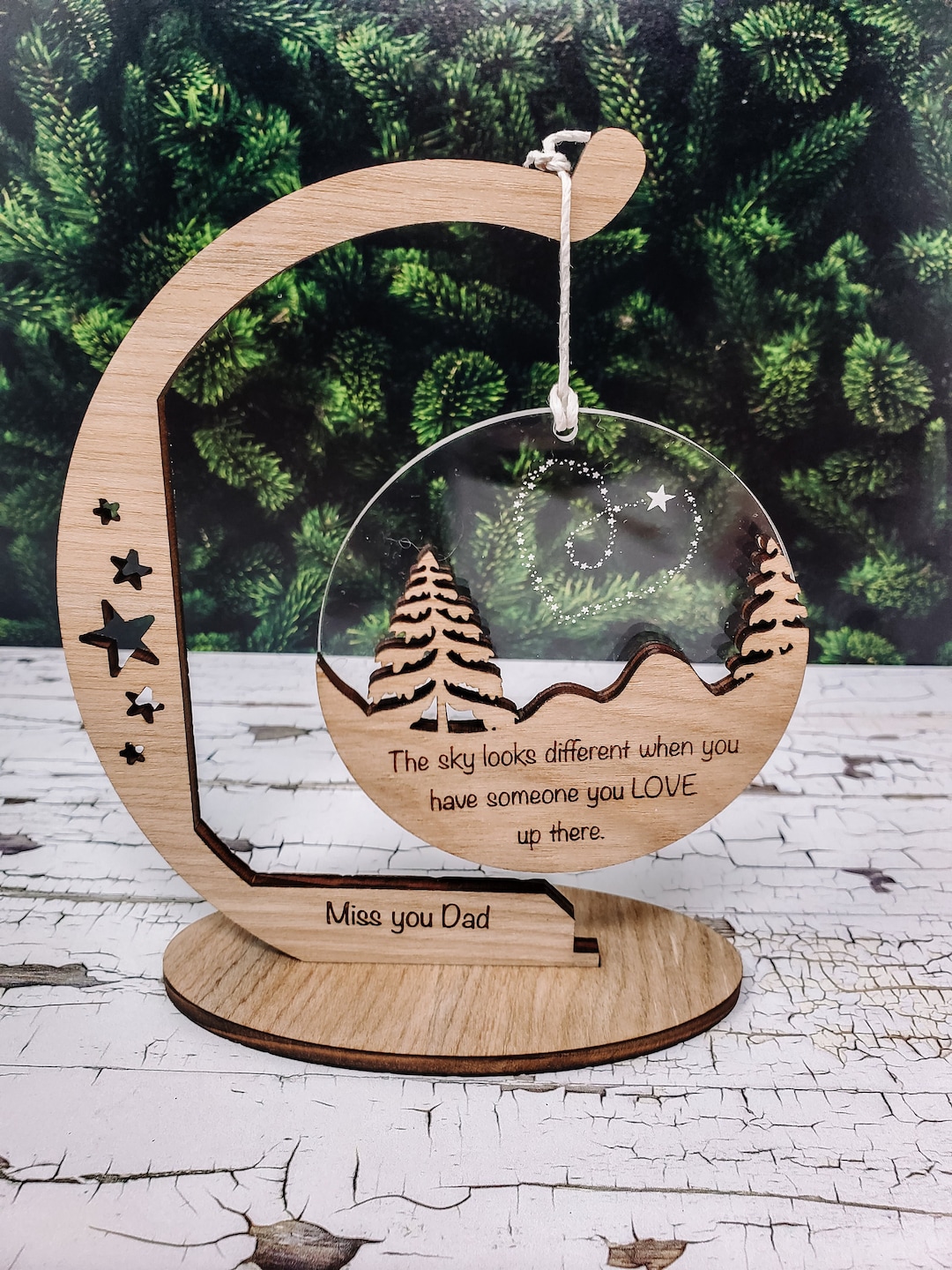 Remembrance Ornament | Name Ornament | Memorial Ornament | Custom ...