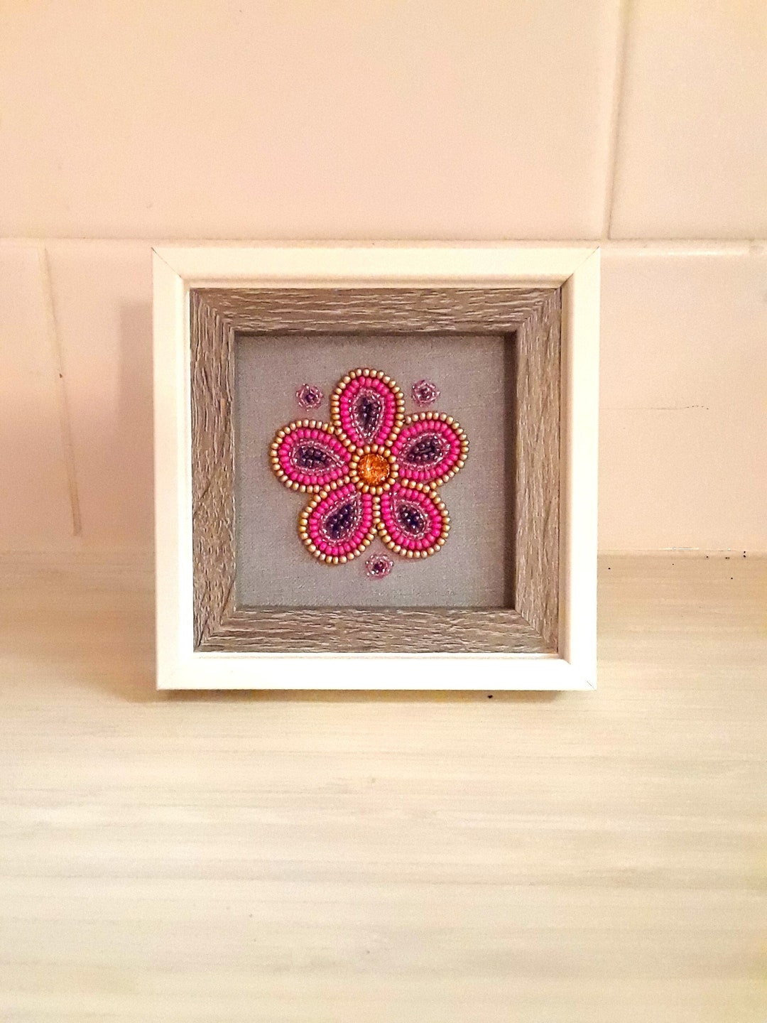 Metis Beadwork, Beaded Flower, Metis Flower, Native, Indigenous Art ...