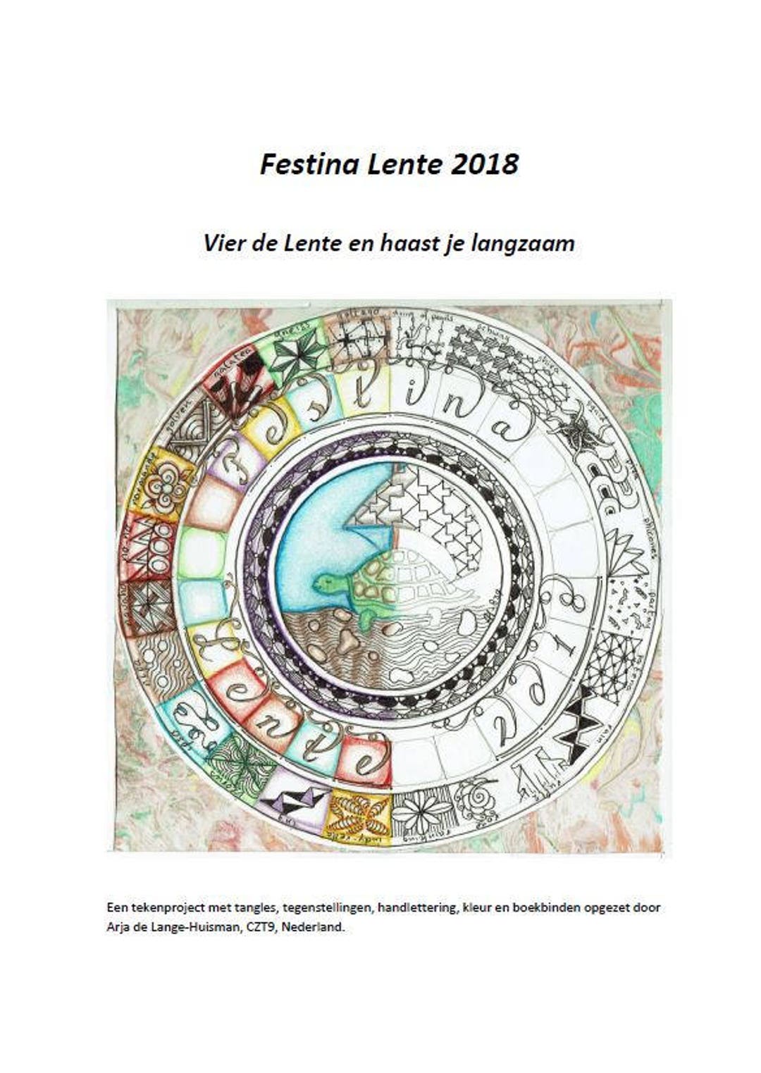Dutch - Festina Lente 2018 Project Book - Etsy