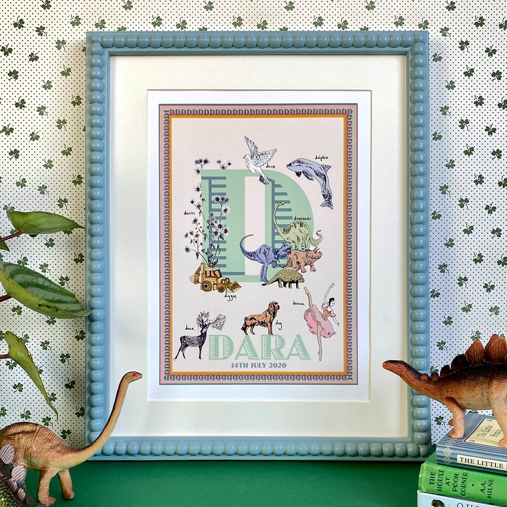 Personalised Letter 'D' Giclée Print - Etsy
