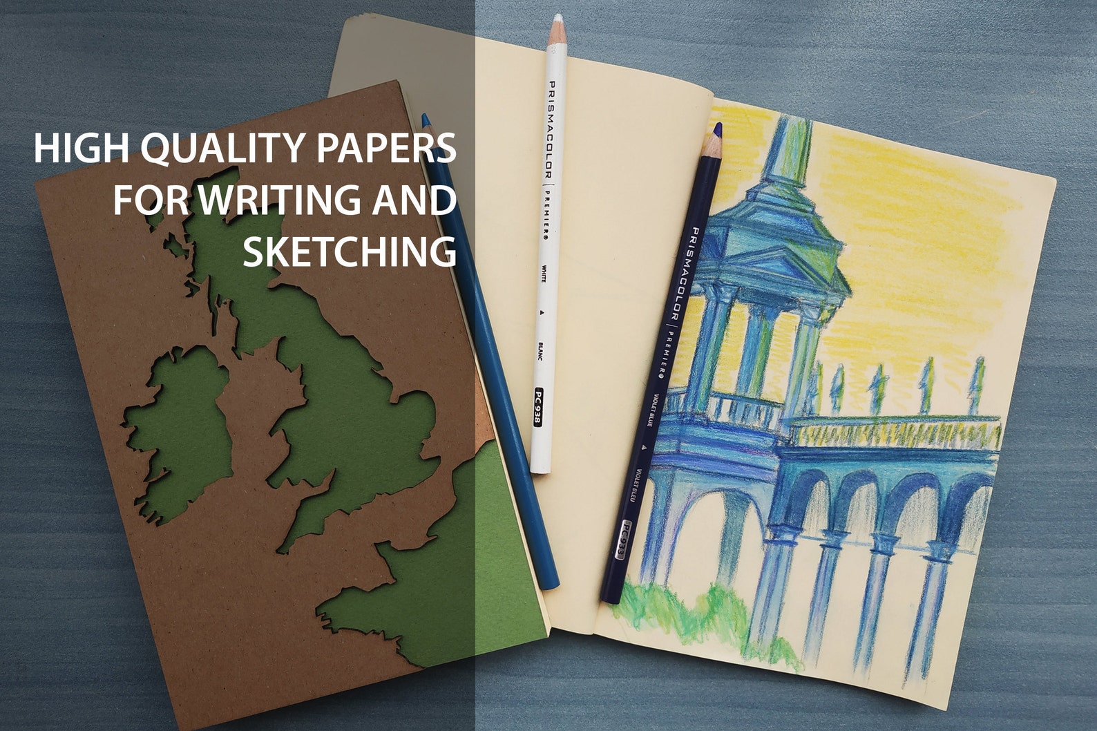 Scotland Travel Journal Scotland Gift Kraft Notebook | Etsy