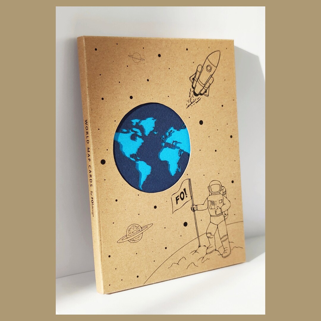 World Map Card Traveler Card Travel Lovers Gift Travel Gift - Etsy