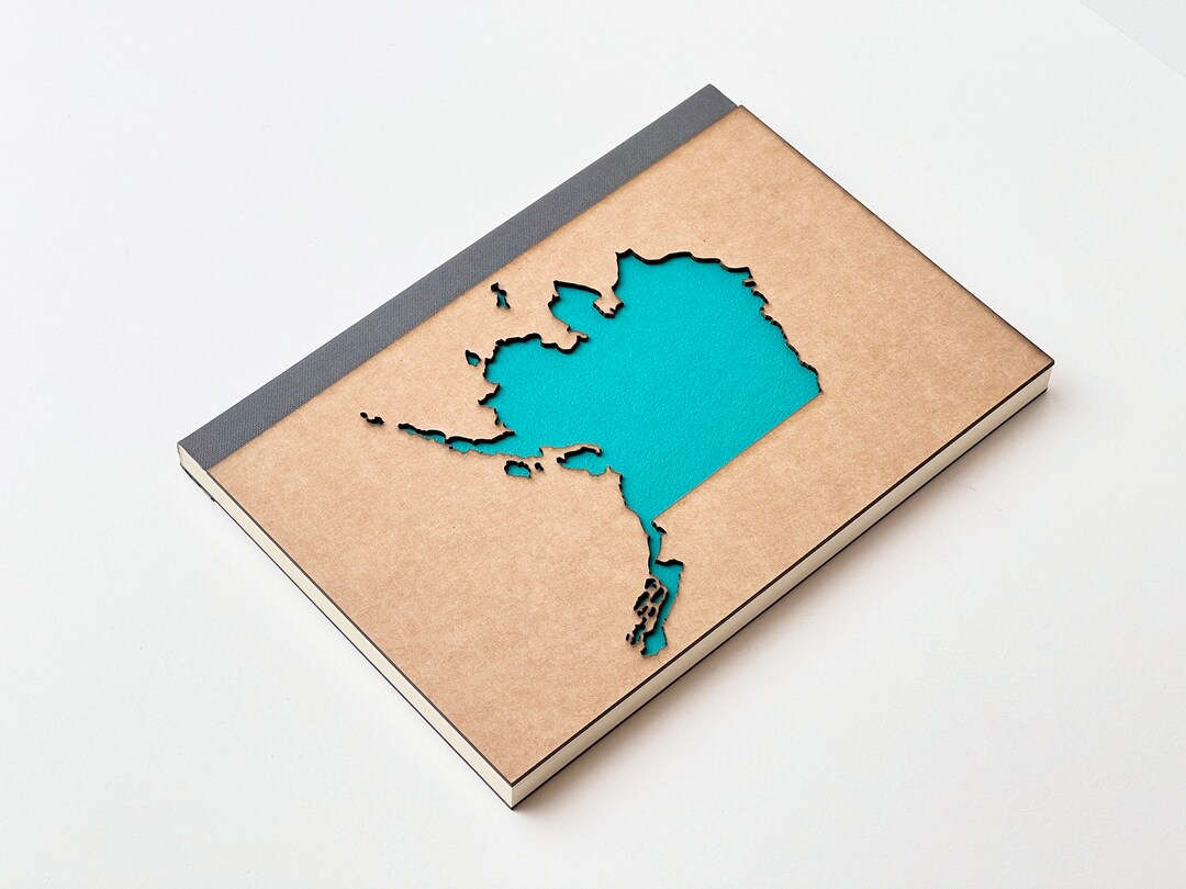 Personalized Alaska Travel Journal: Handmade A5 Notebook - Etsy