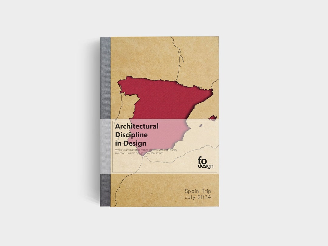 Personalized Spain Map Travel Journal: Custom A5 Notebook - Etsy