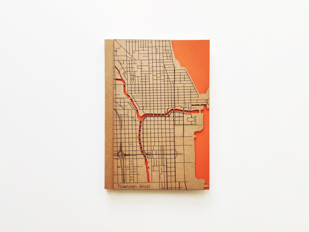 Chicago Reisejournal, Chicago personalisiertes Geschenk, Notizbuch mit ...